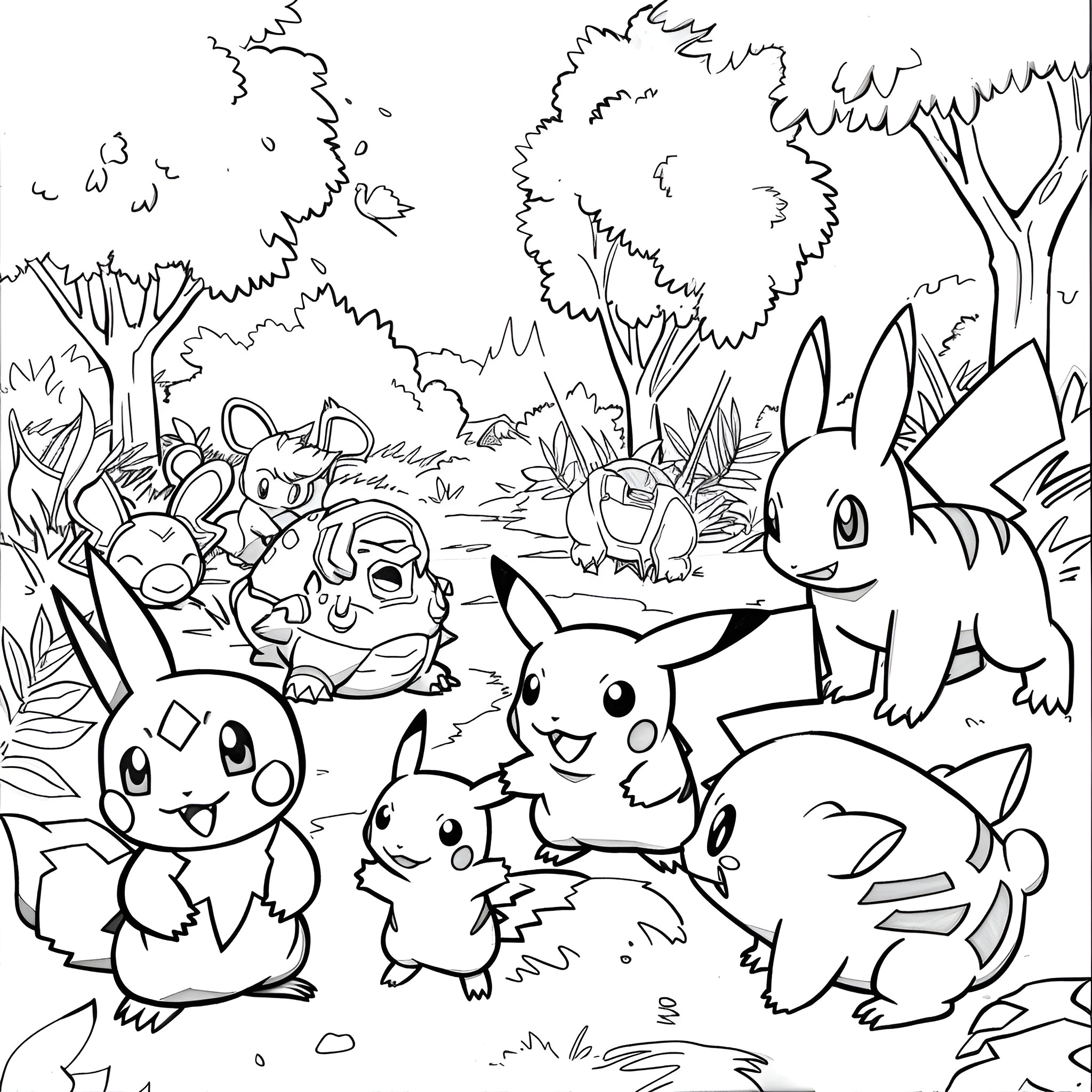 Best Pokemon Coloring Pages (Free Printable PDF)