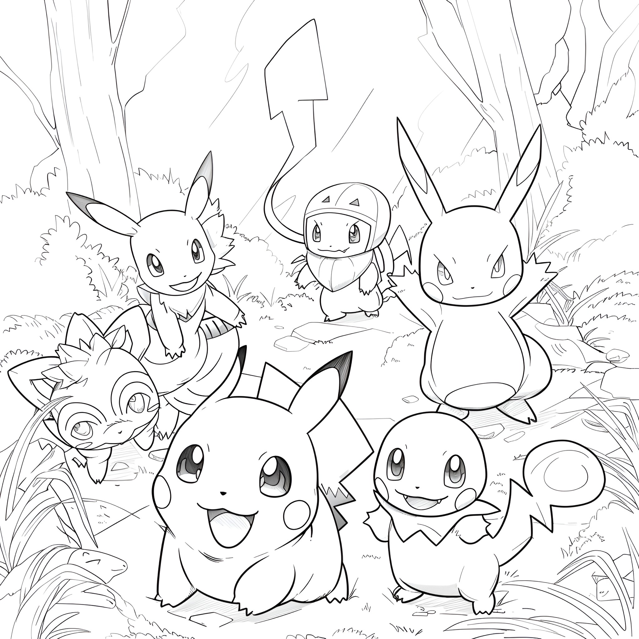 Best Pokemon Coloring Pages (Free Printable PDF)