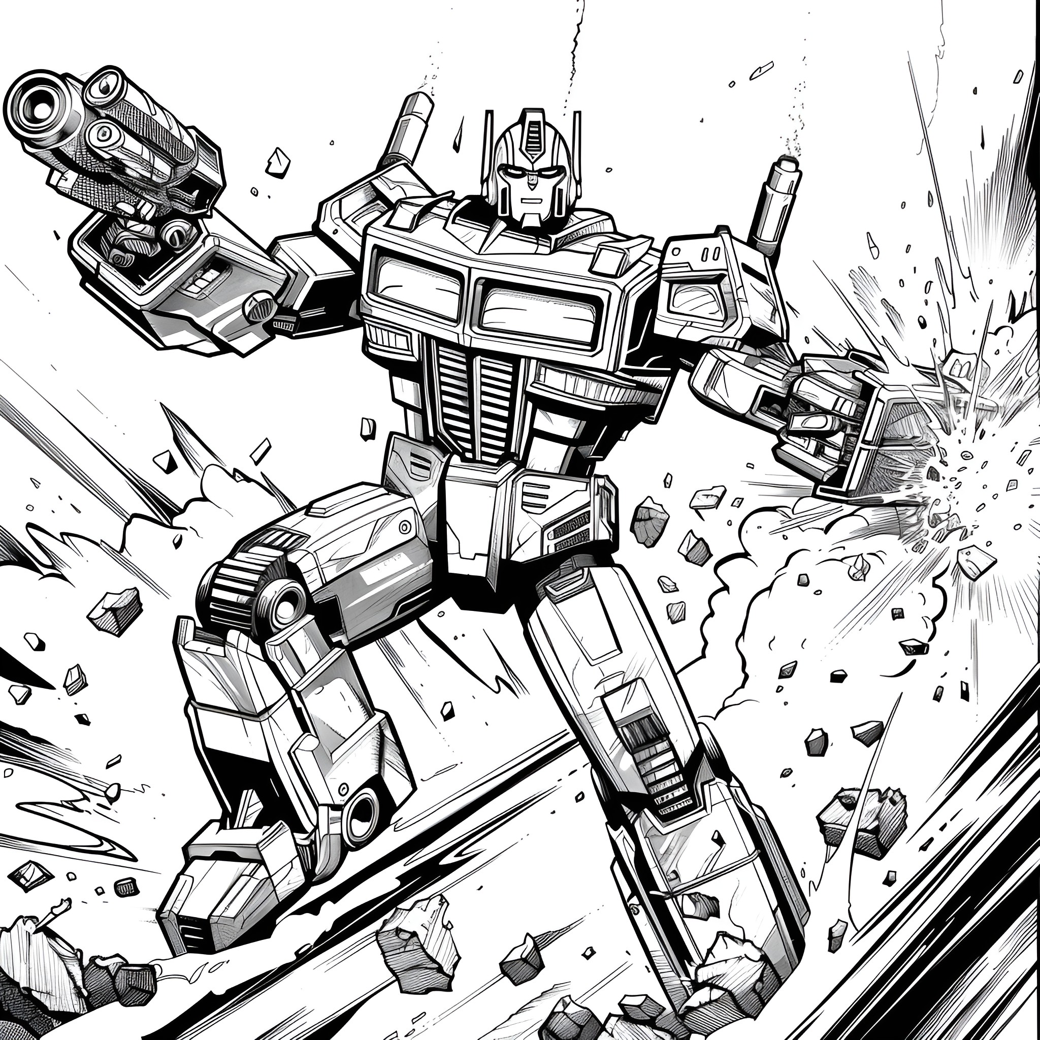 32 Best Transformers Coloring Pages (Free Printable PDFs)