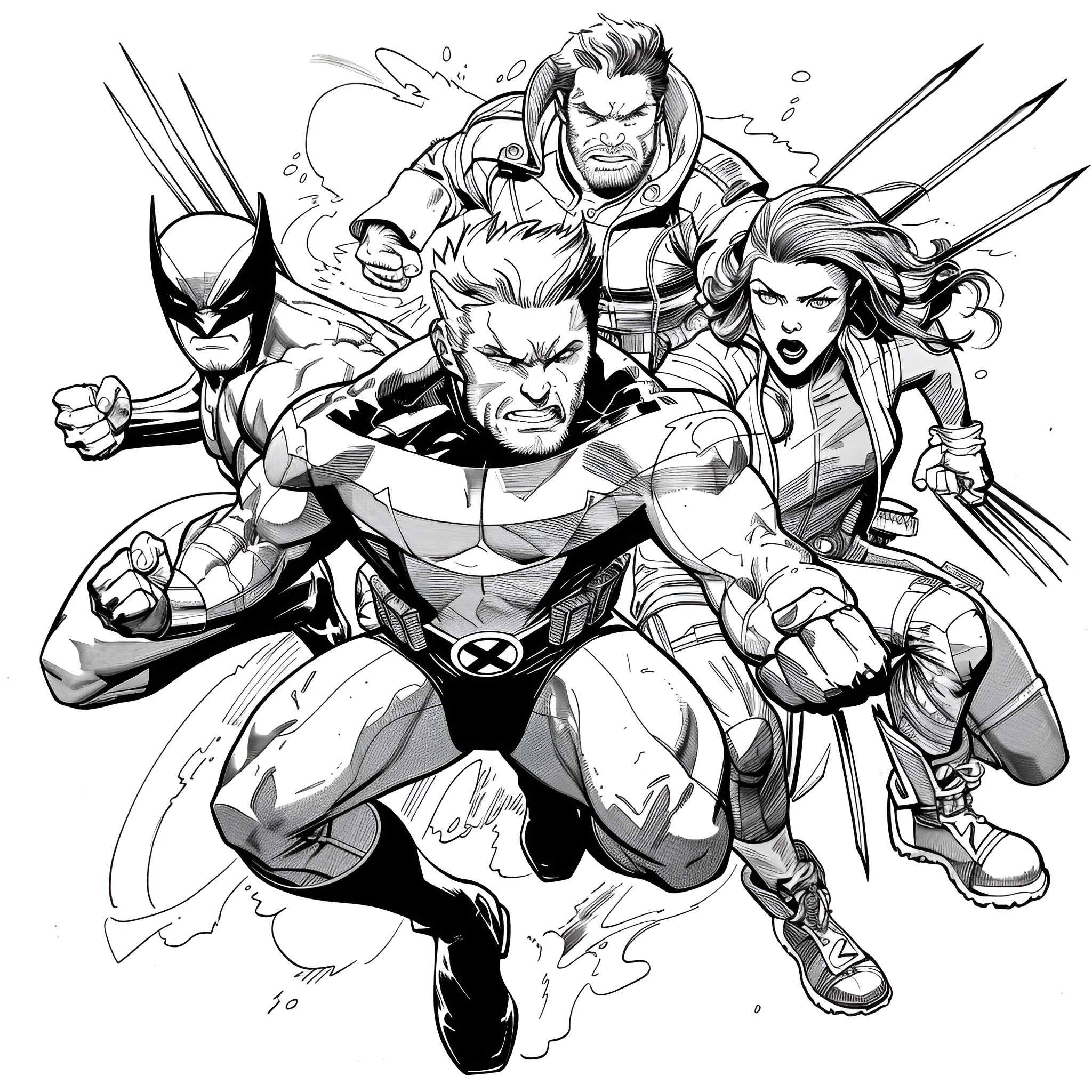 Best X-Men Coloring Pages (Free Printable PDF)