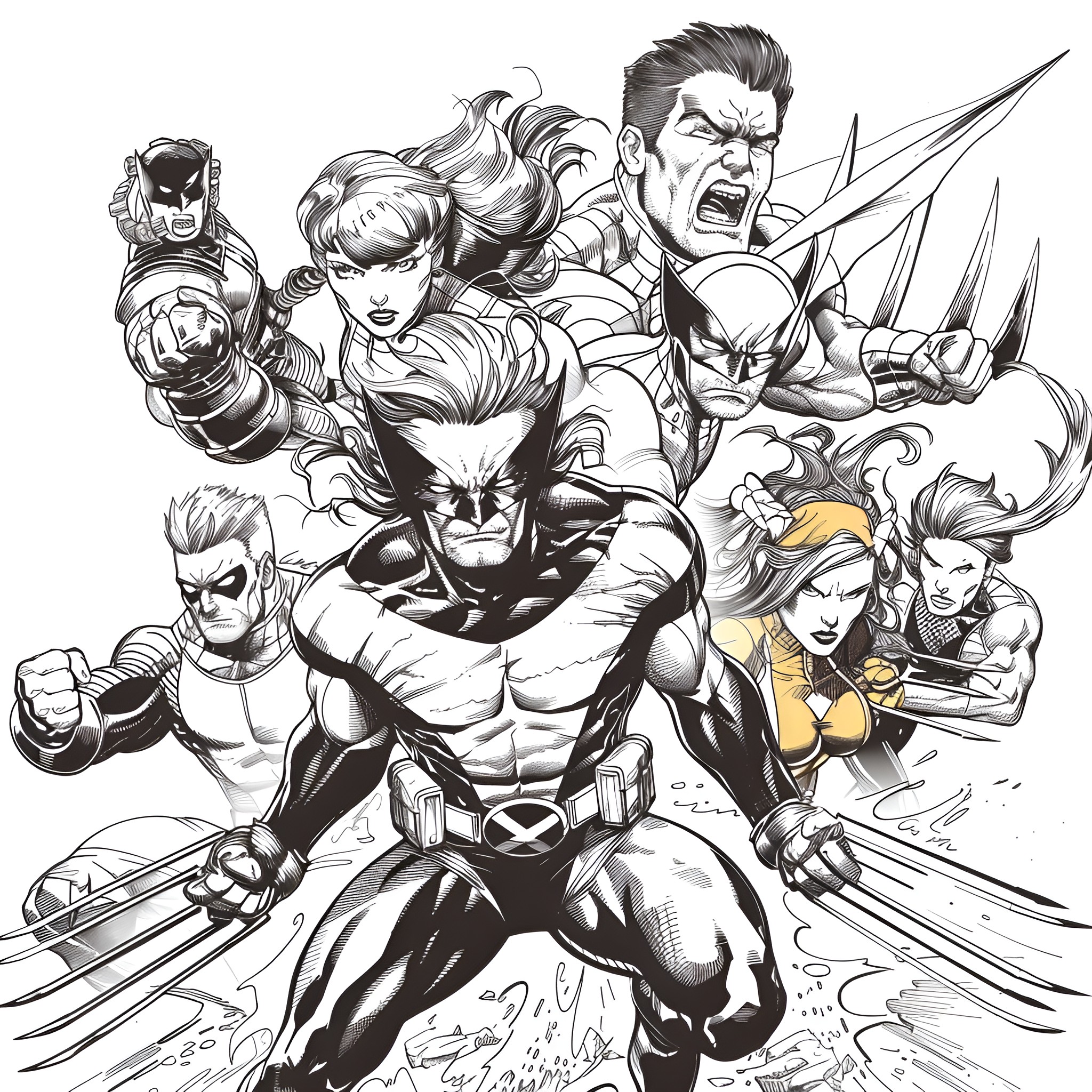 Best X-Men Coloring Pages (Free Printable PDF)
