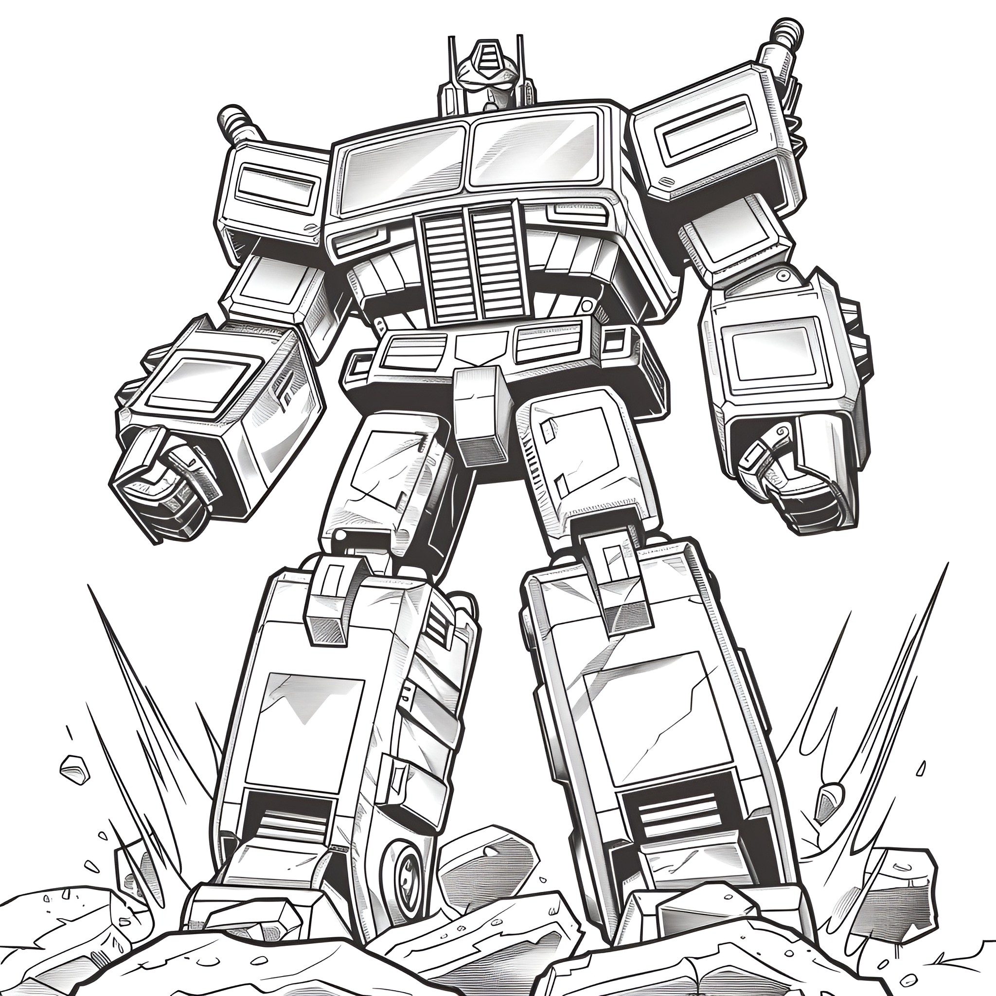 32 Best Transformers Coloring Pages (Free Printable PDFs)