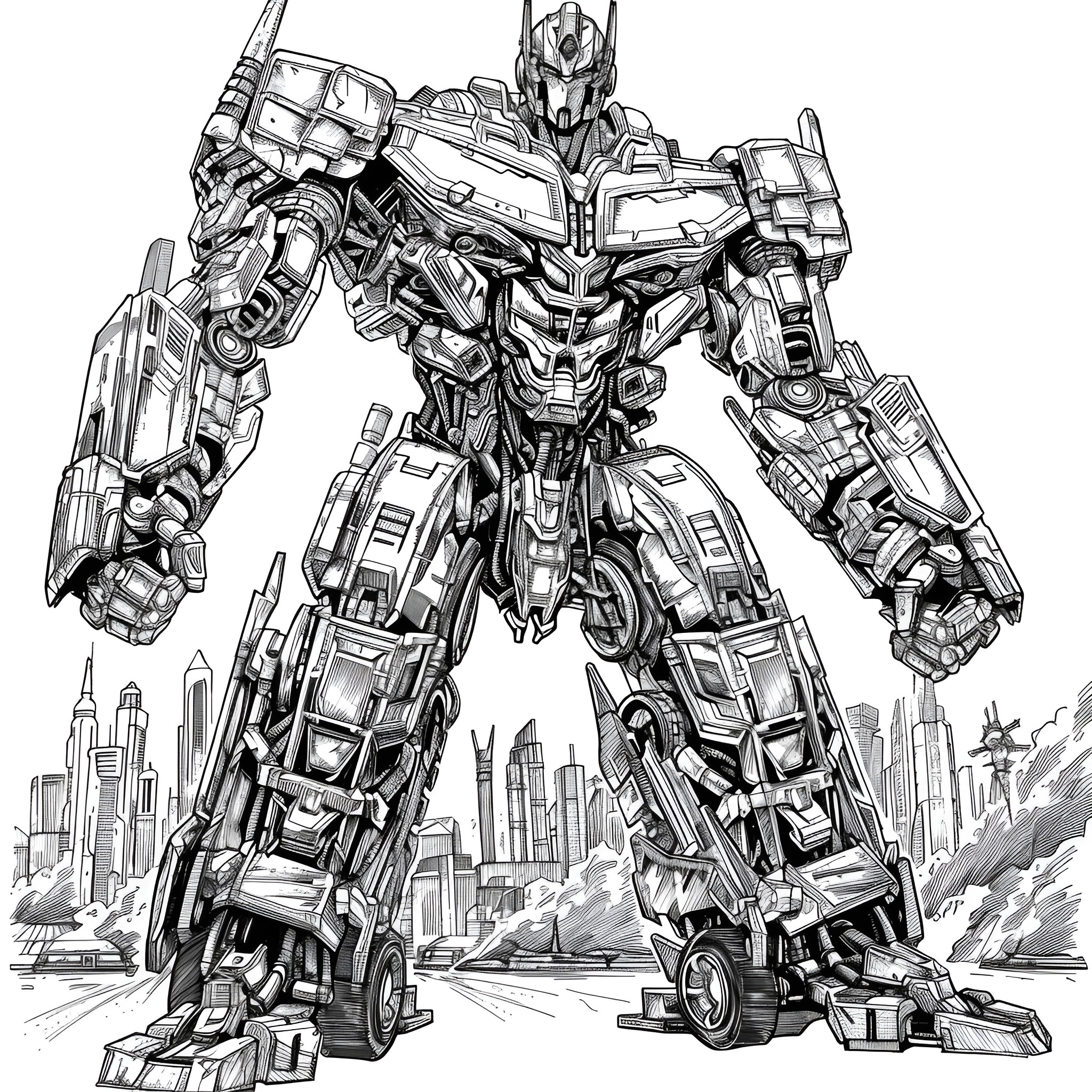 32 Best Transformers Coloring Pages (Free Printable PDFs)