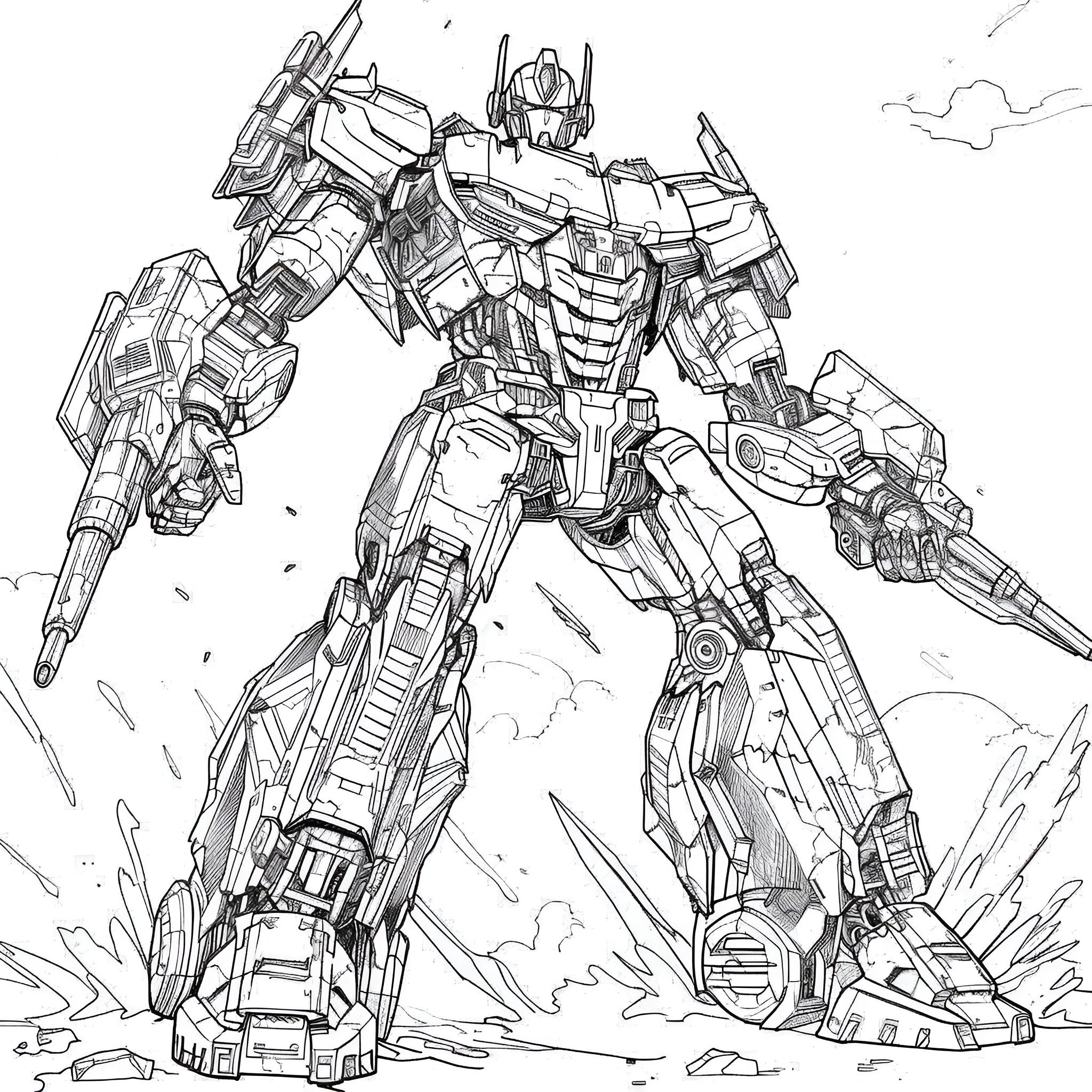 32 Best Transformers Coloring Pages (Free Printable PDFs)