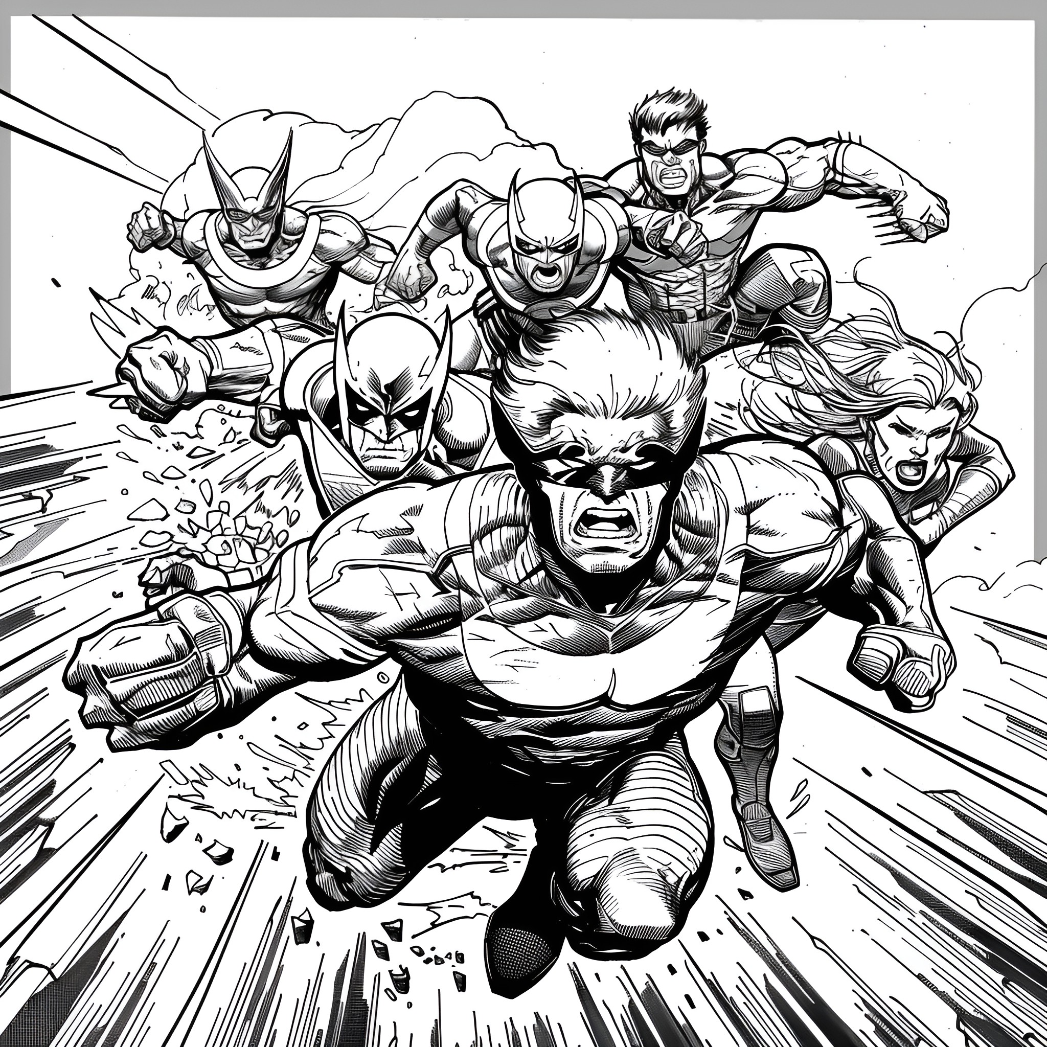 Best X-Men Coloring Pages (Free Printable PDF)