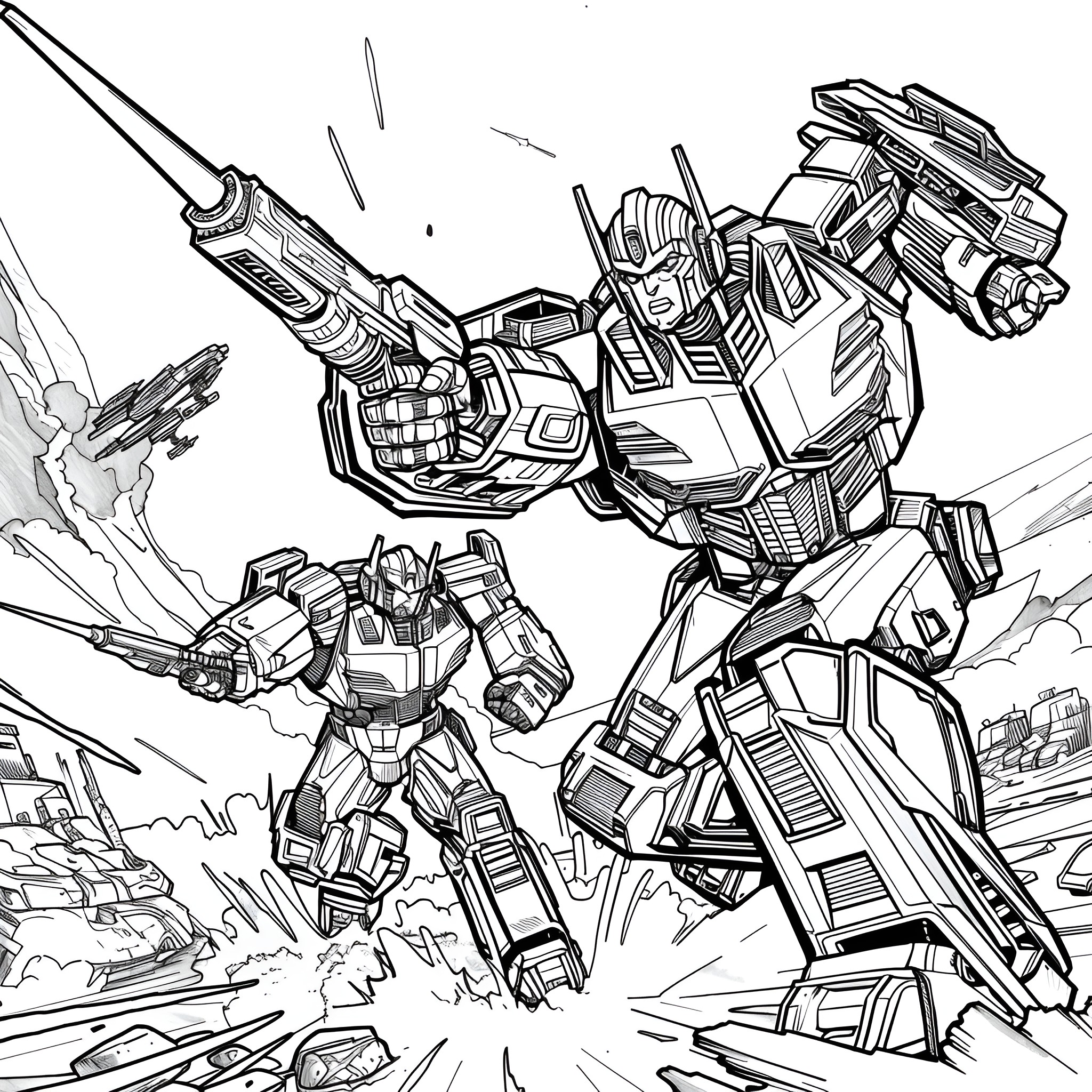 32 Best Transformers Coloring Pages (Free Printable PDFs)