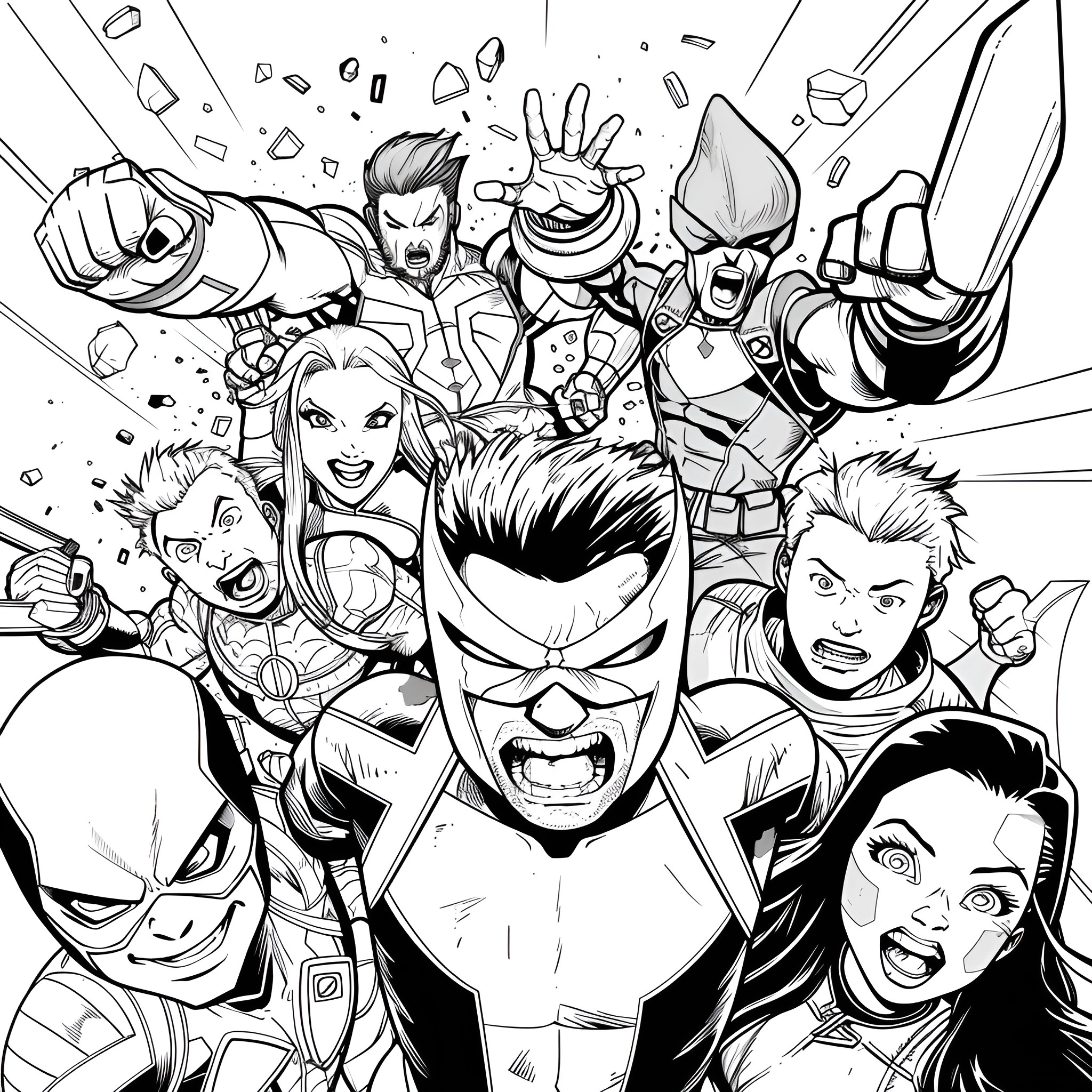 Best X-Men Coloring Pages (Free Printable PDF)