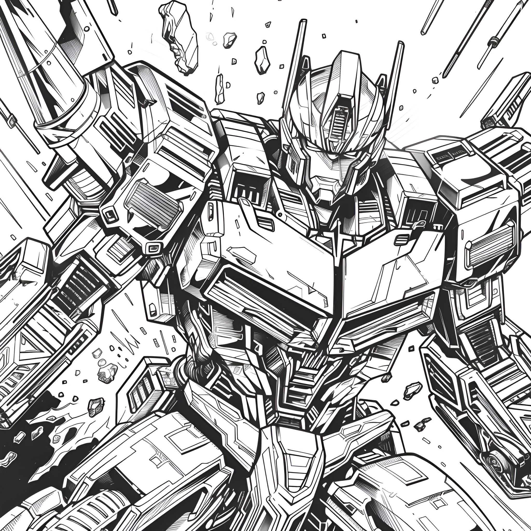 32 Best Transformers Coloring Pages (Free Printable PDFs)