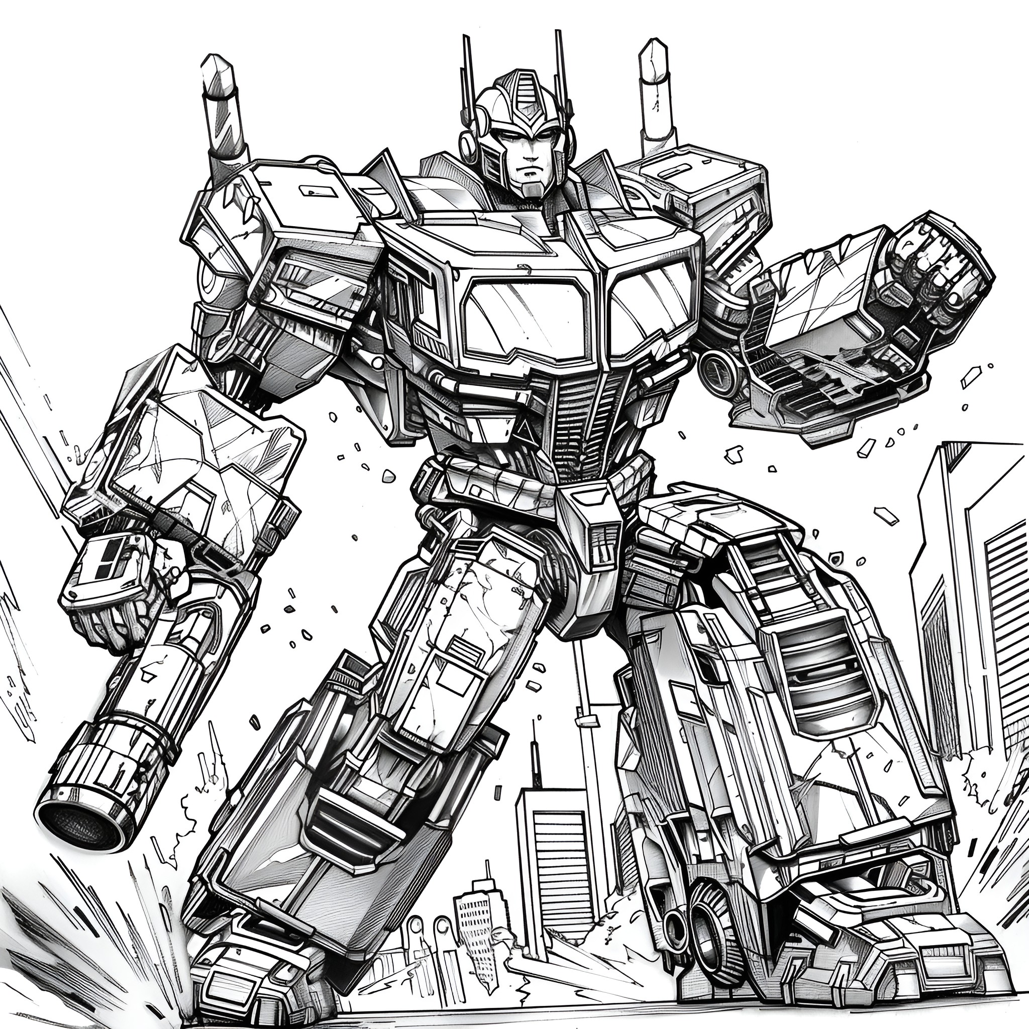 32 Best Transformers Coloring Pages (Free Printable PDFs)
