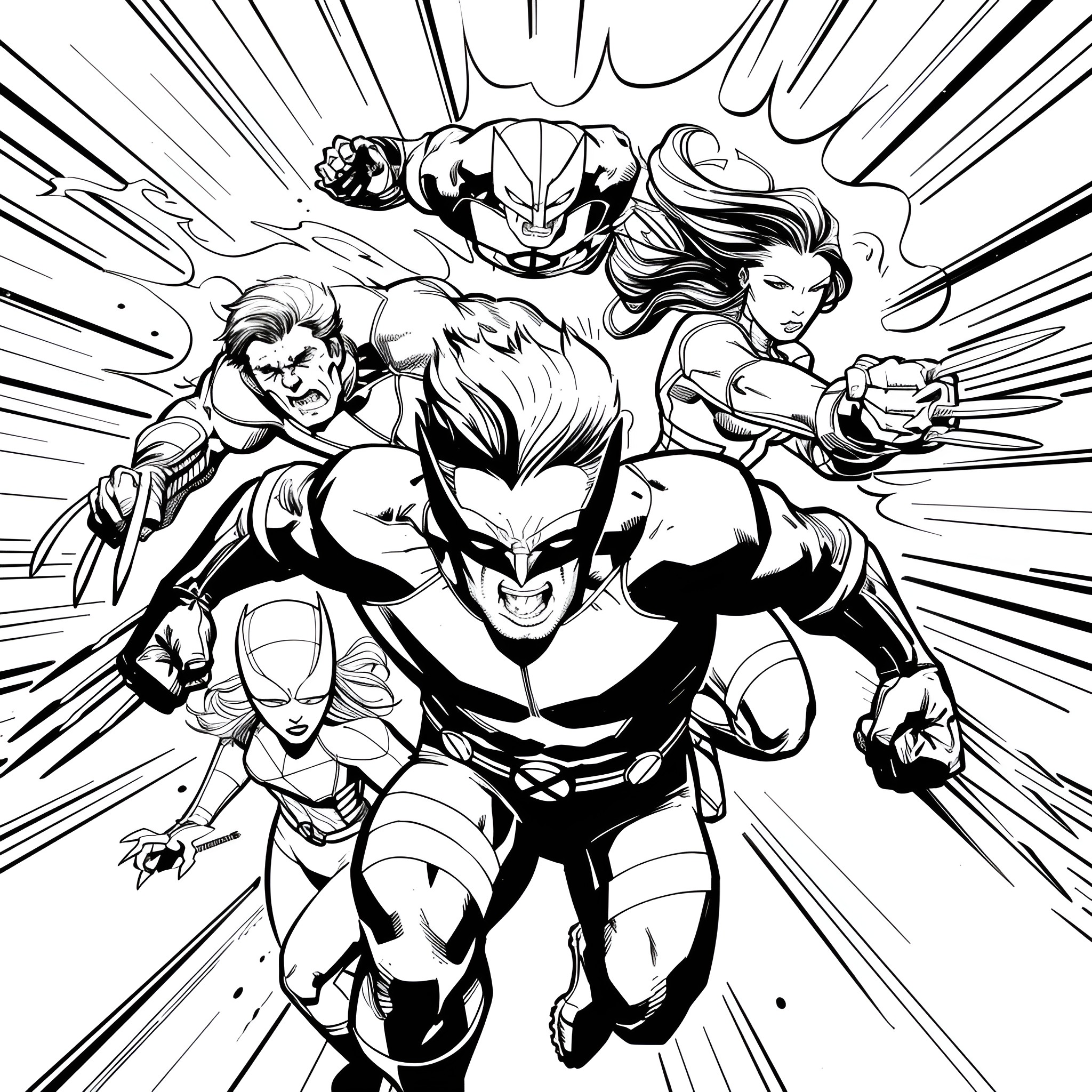 Best X-Men Coloring Pages (Free Printable PDF)