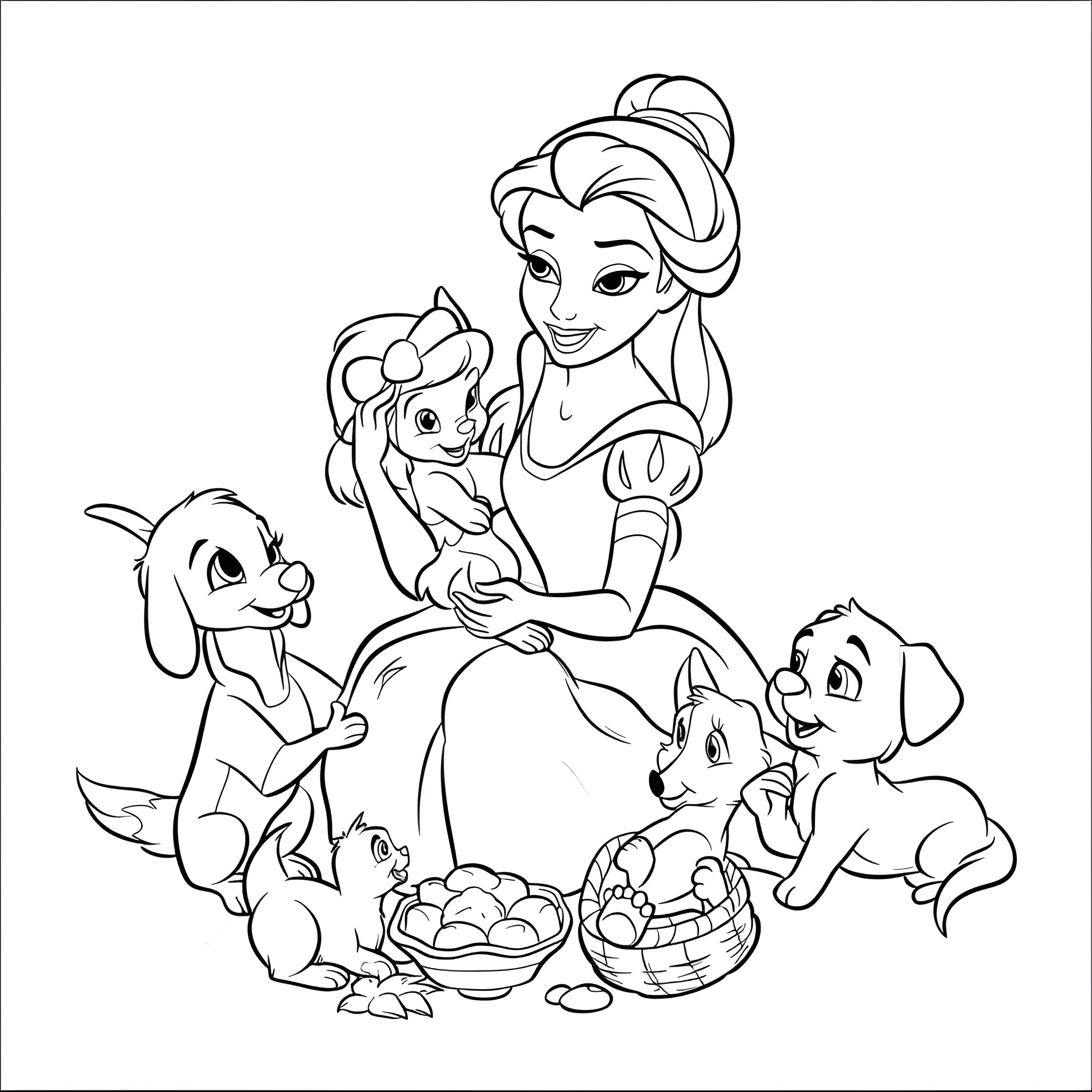 Best Disney Princess Coloring Pages (Free Printable PDF)