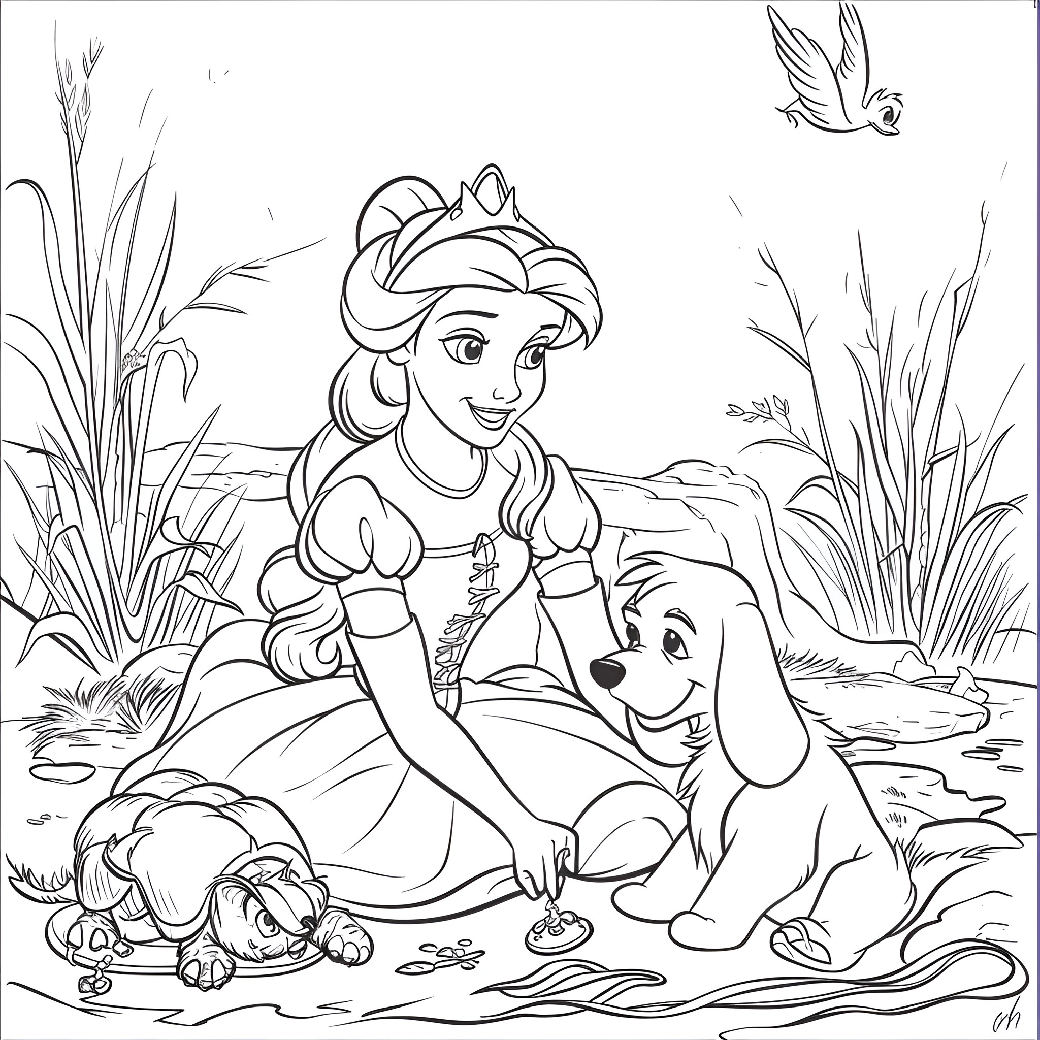 80 Best Disney Princess Coloring Pages (Free Printable PDFs)