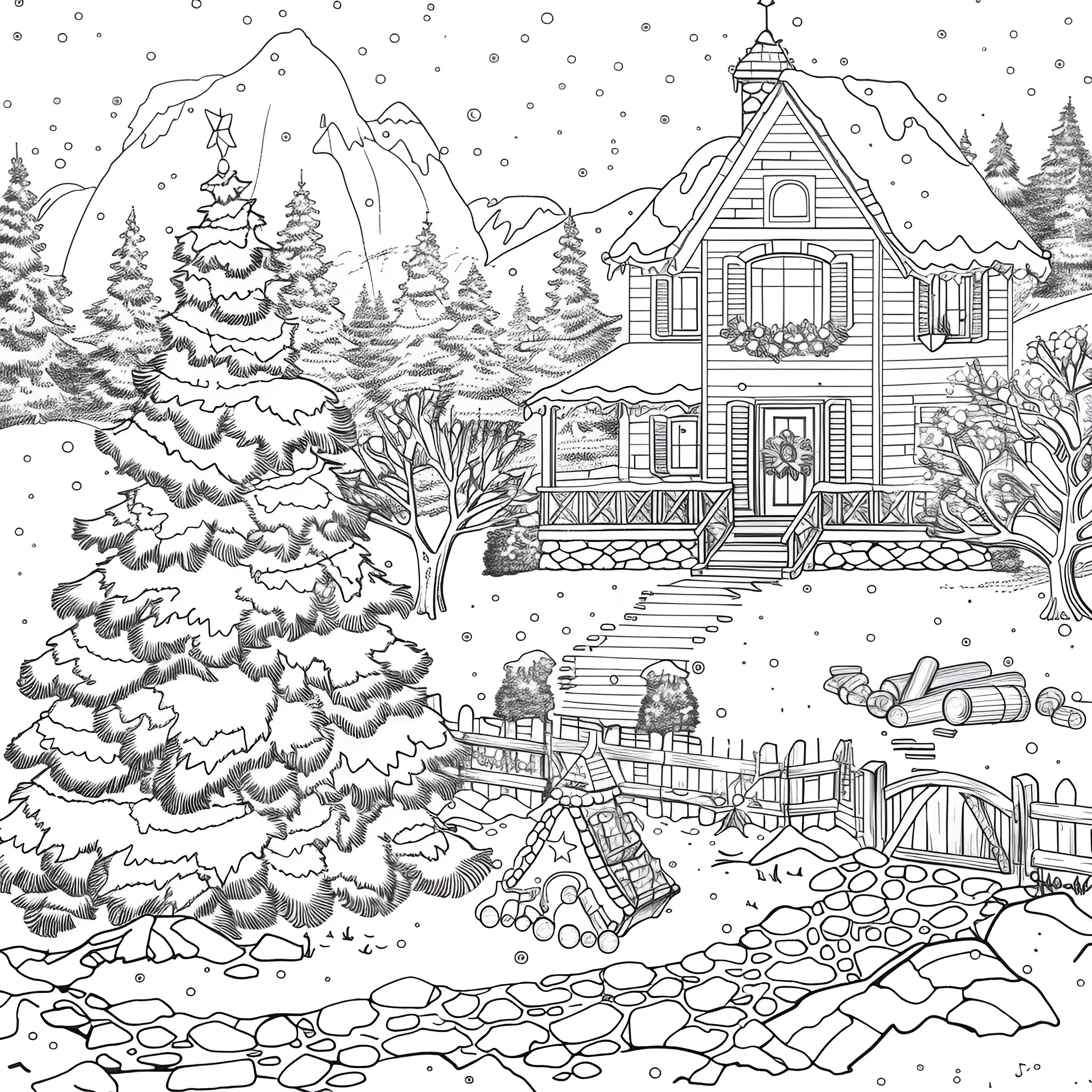 Best Christmas Coloring Pages (Free Printable PDF)