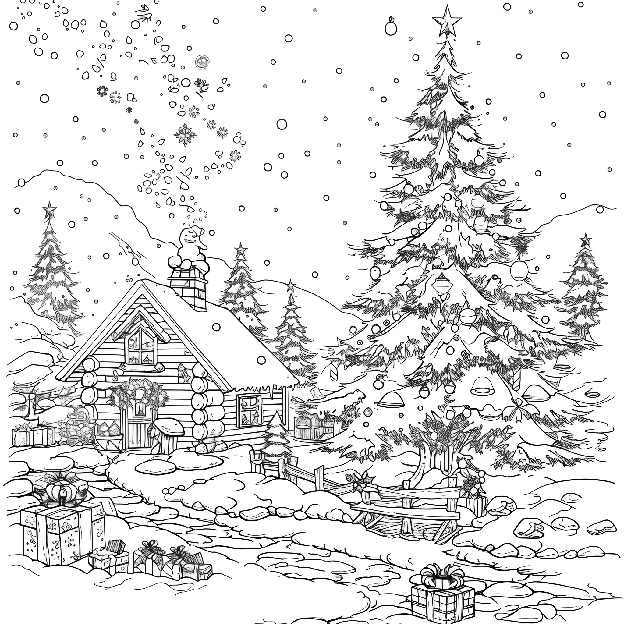 Best Christmas Coloring Pages (Free Printable PDF)