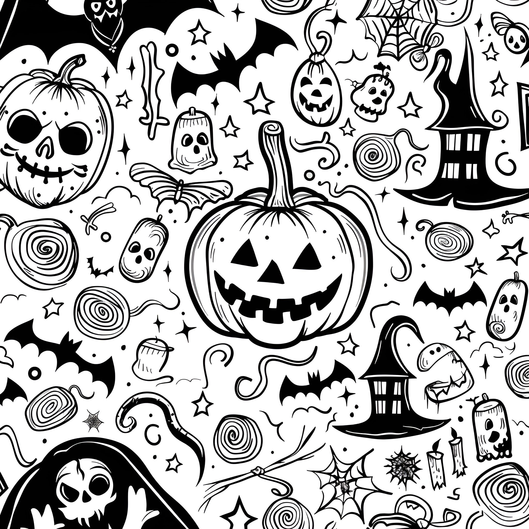 75 Best Halloween Coloring Pages (Free Printable PDFs)