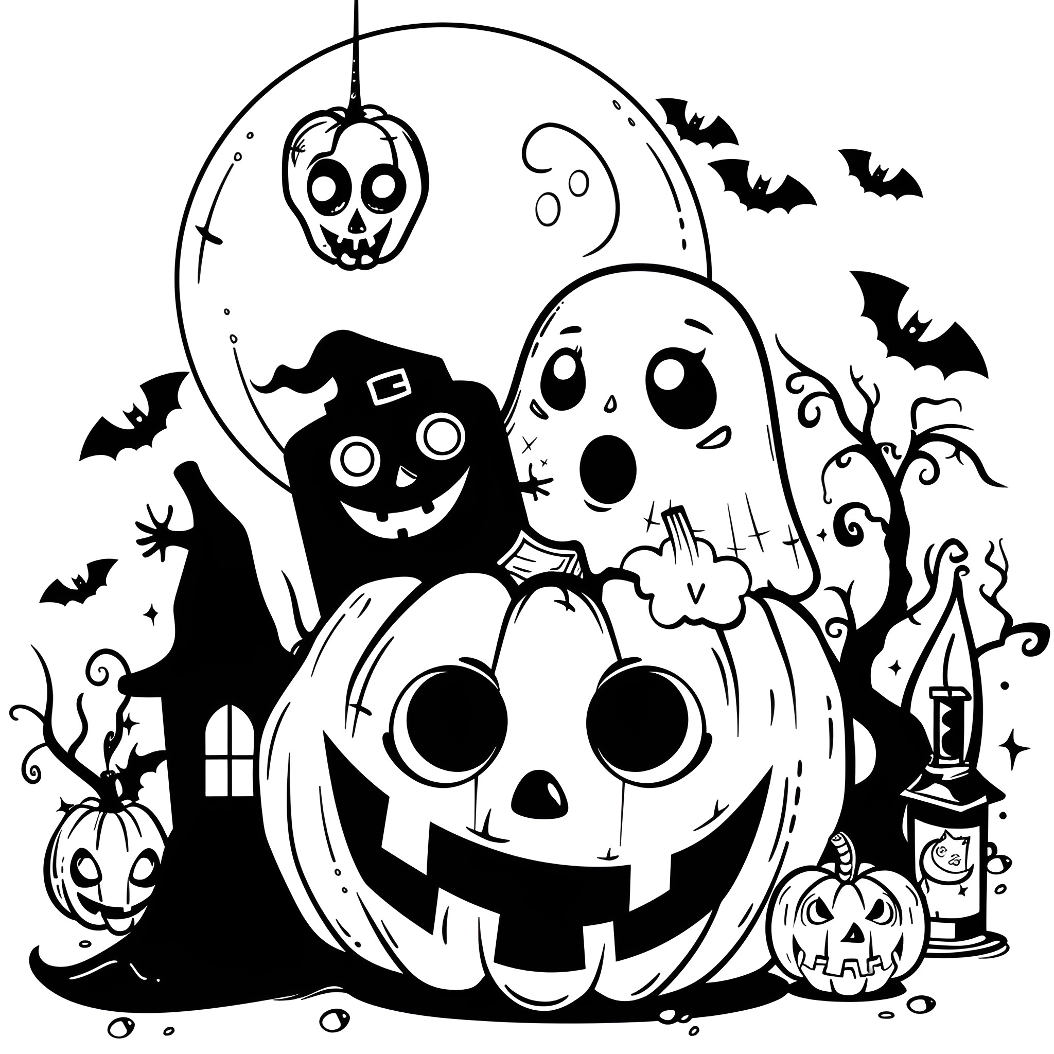 75 Best Halloween Coloring Pages (Free Printable PDFs)