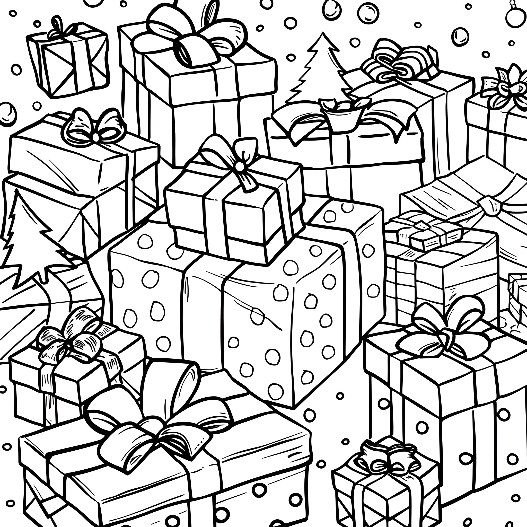 Best Christmas Coloring Pages (Free Printable PDF)