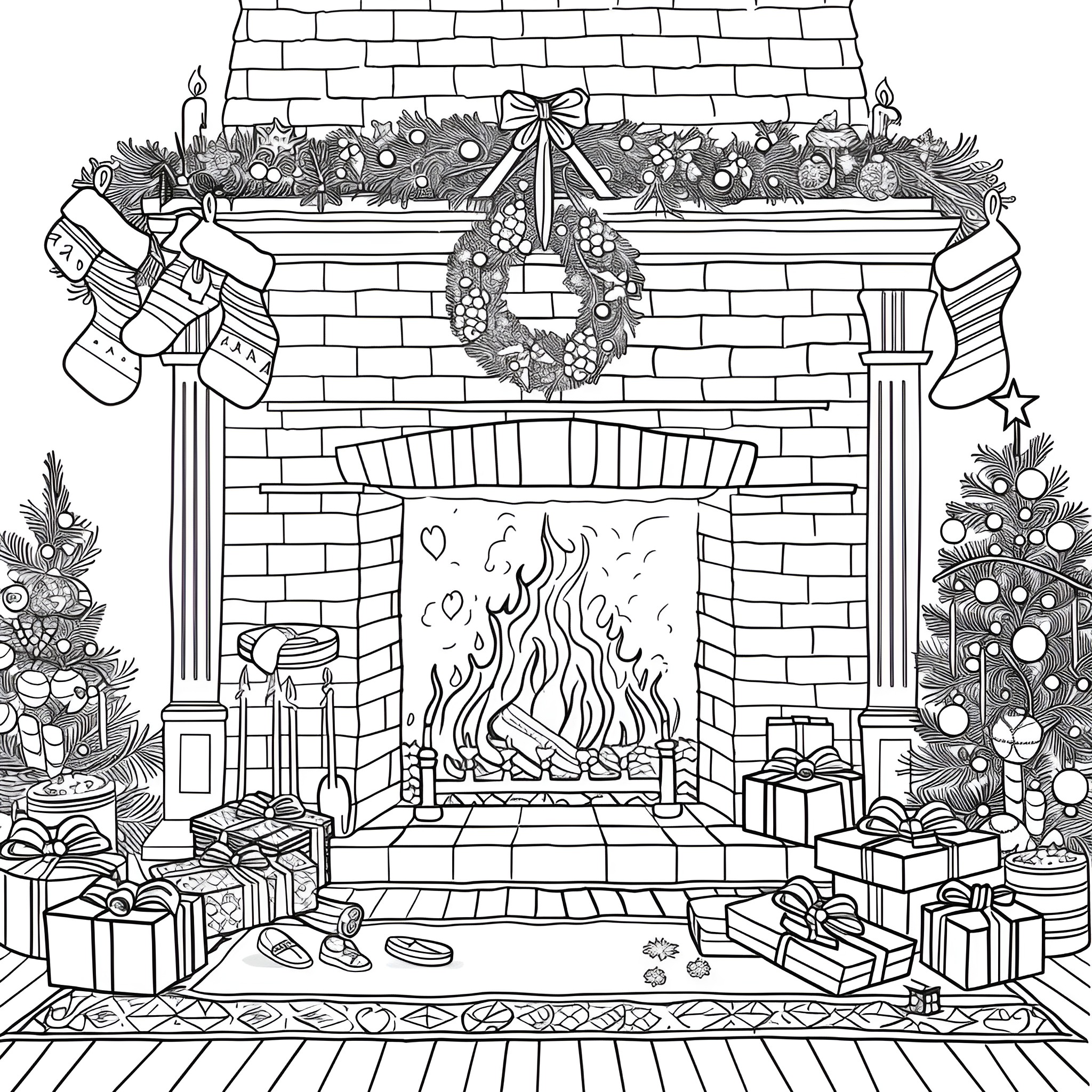 Best Christmas Coloring Pages (Free Printable PDF)