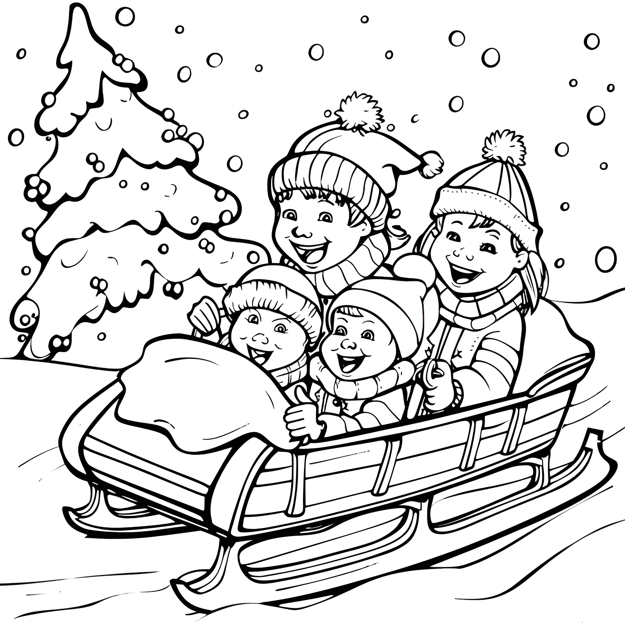 Best Christmas Coloring Pages (Free Printable PDF)