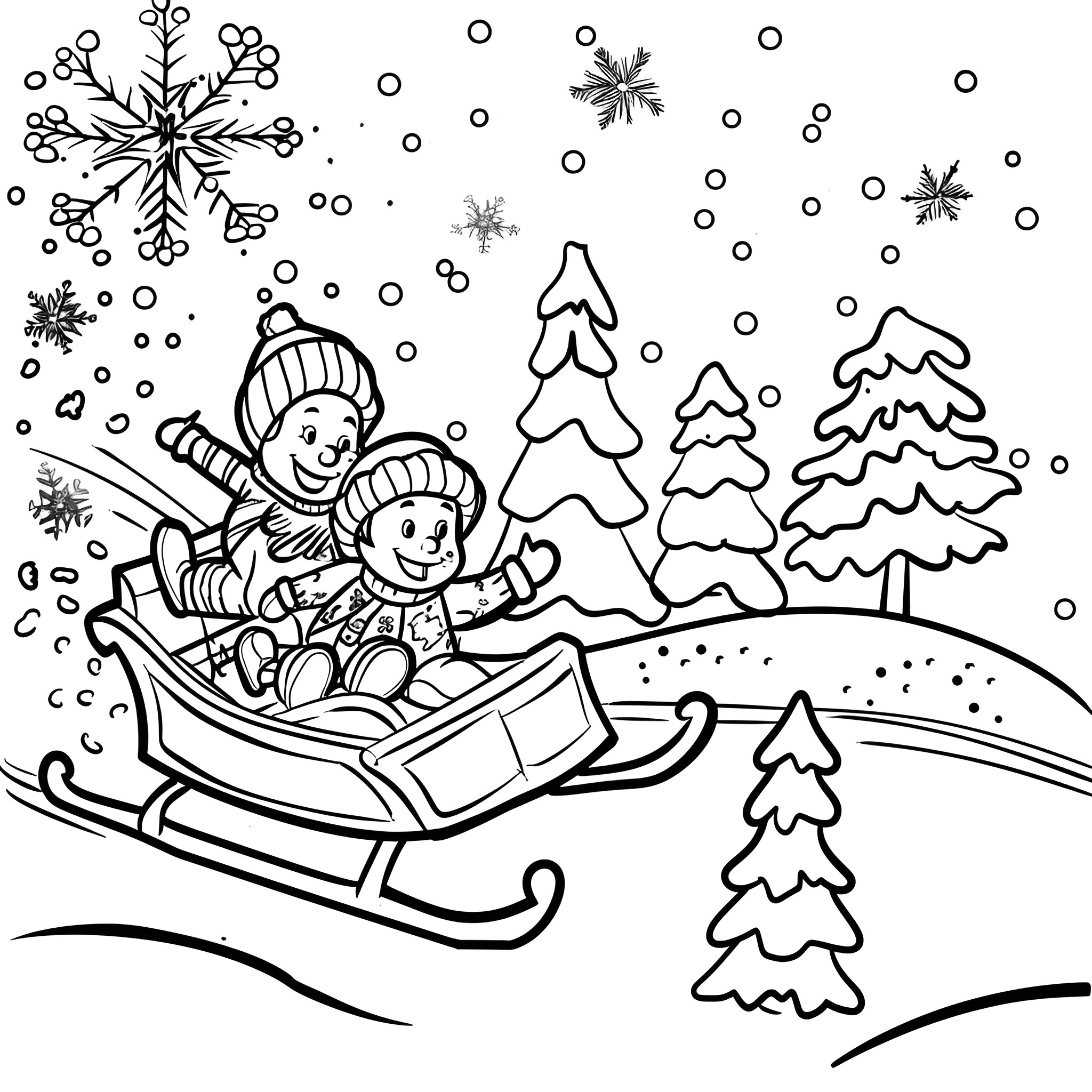 Best Christmas Coloring Pages (Free Printable PDF)