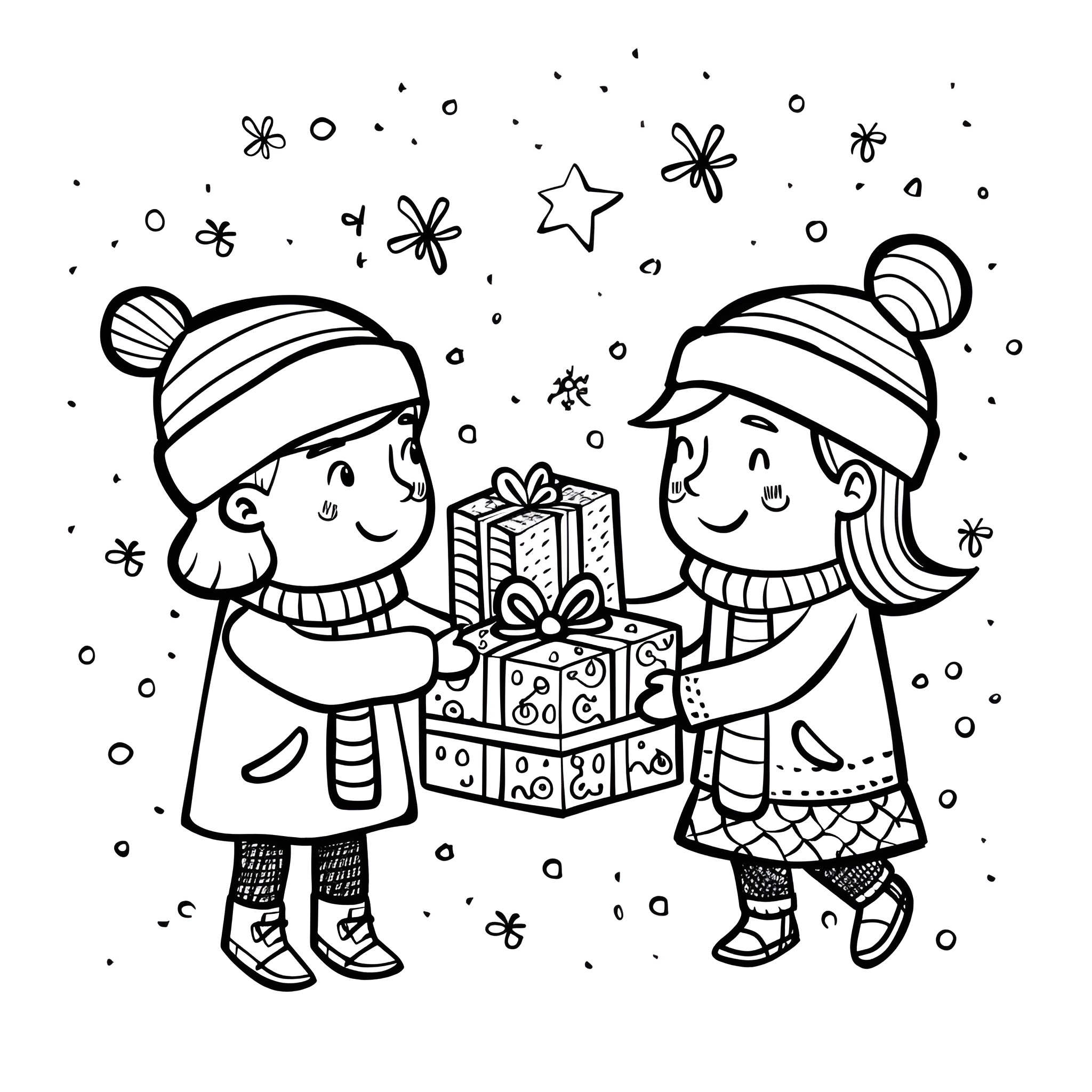 Best Christmas Coloring Pages (Free Printable PDF)