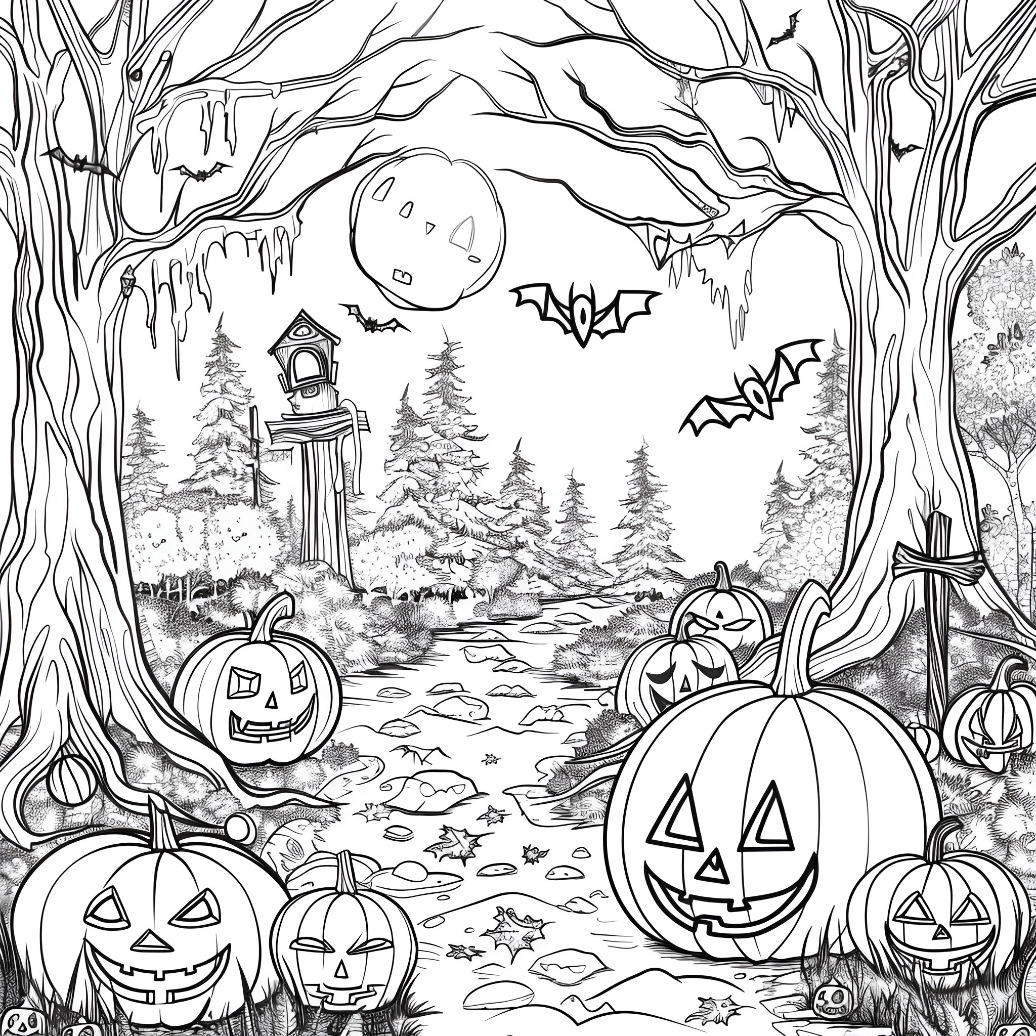 75 Best Halloween Coloring Pages (Free Printable PDFs)