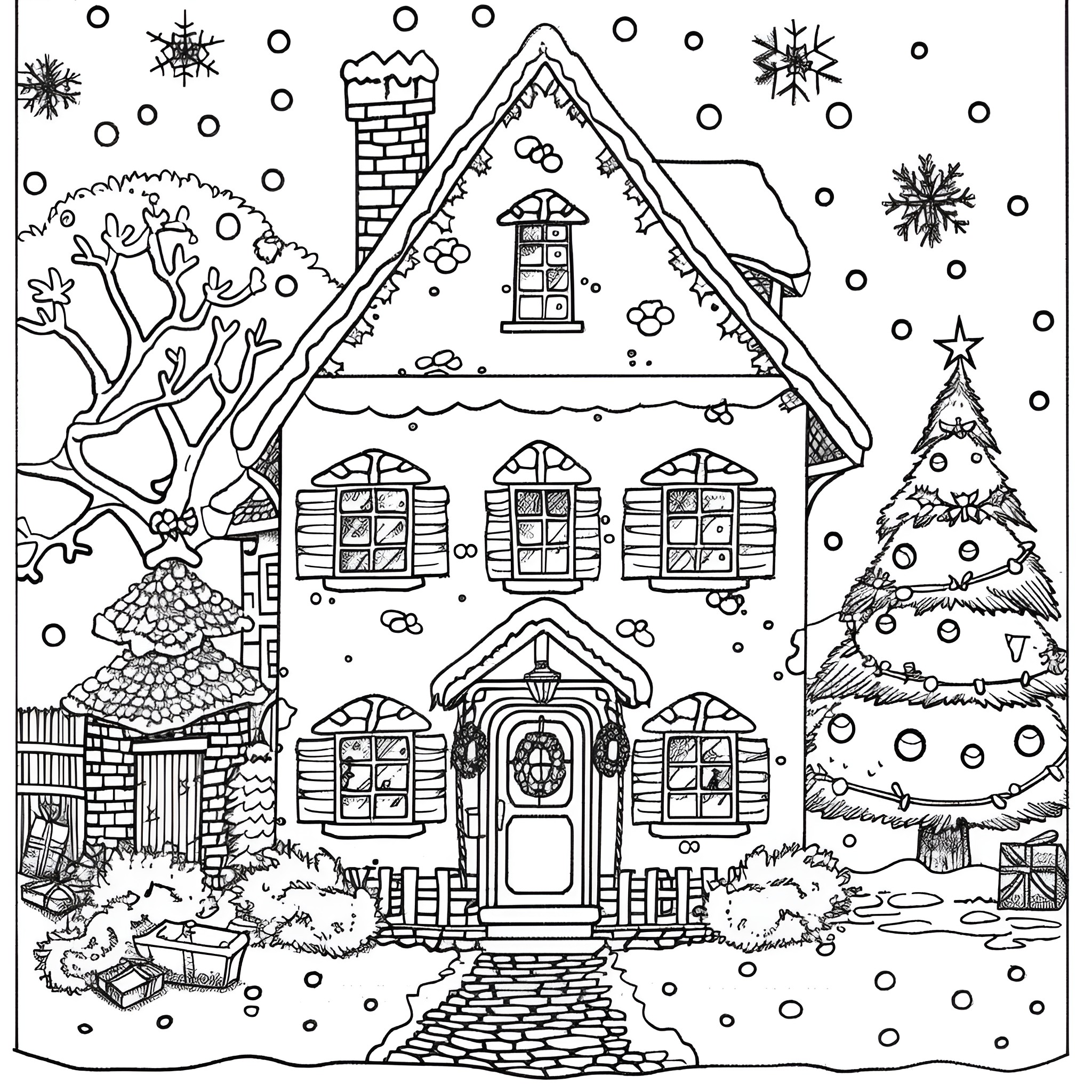 Best Christmas Coloring Pages (Free Printable PDF)