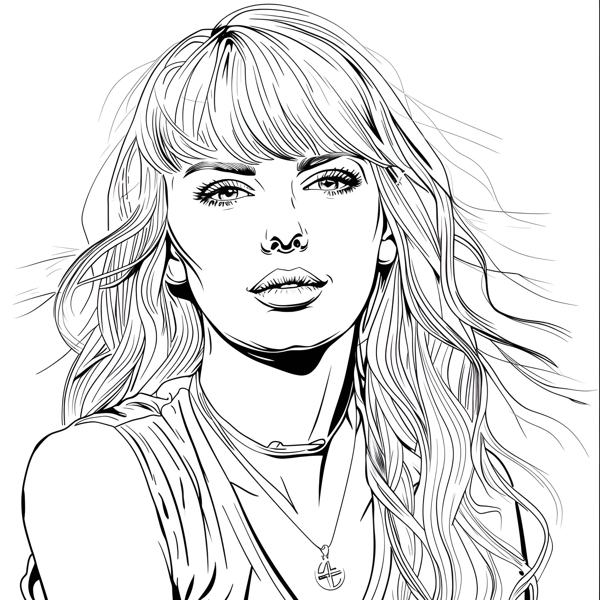 52 Best Taylor Swift Coloring Pages (Free Printable PDFs)