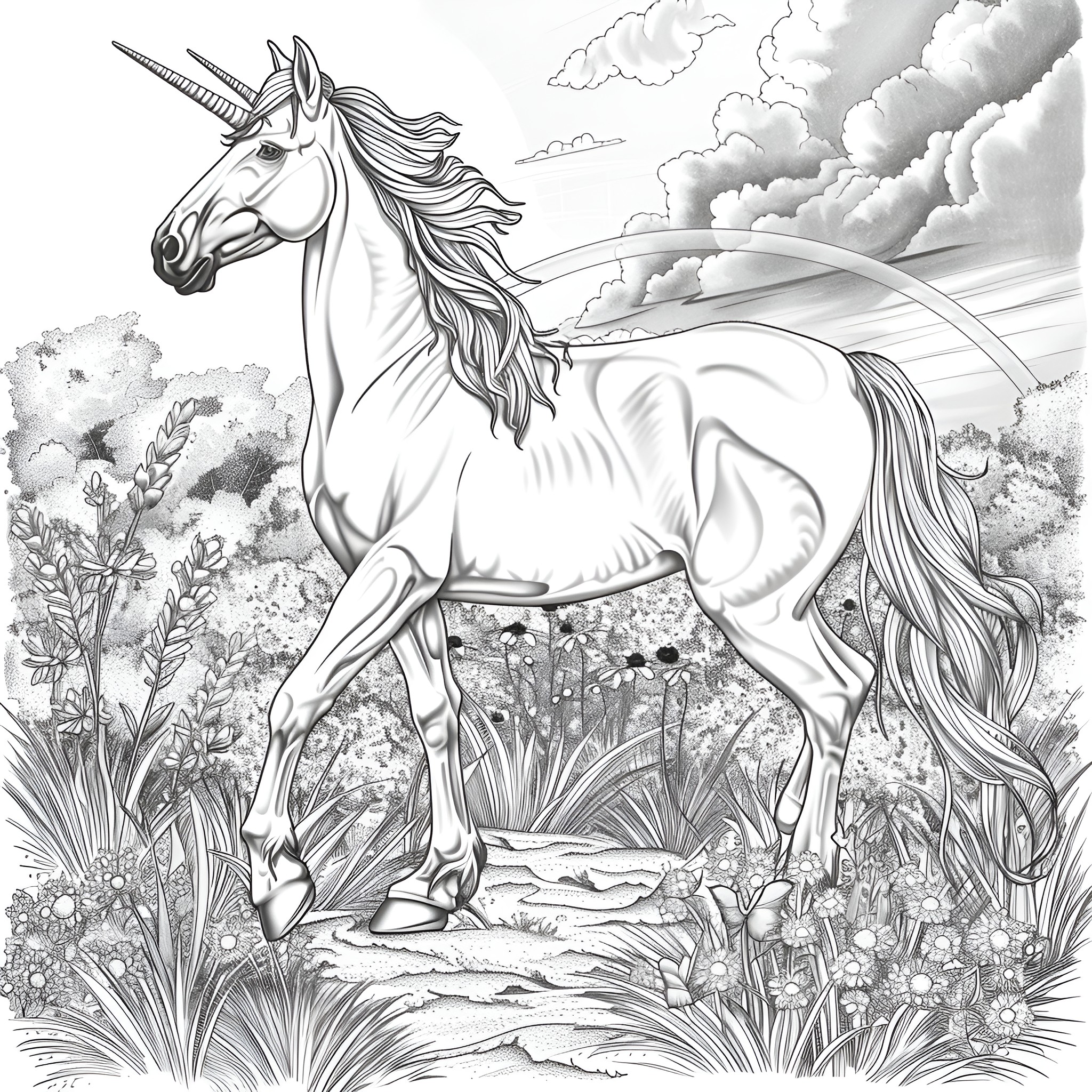 Best Unicorn Coloring Pages (Free Printable PDF)