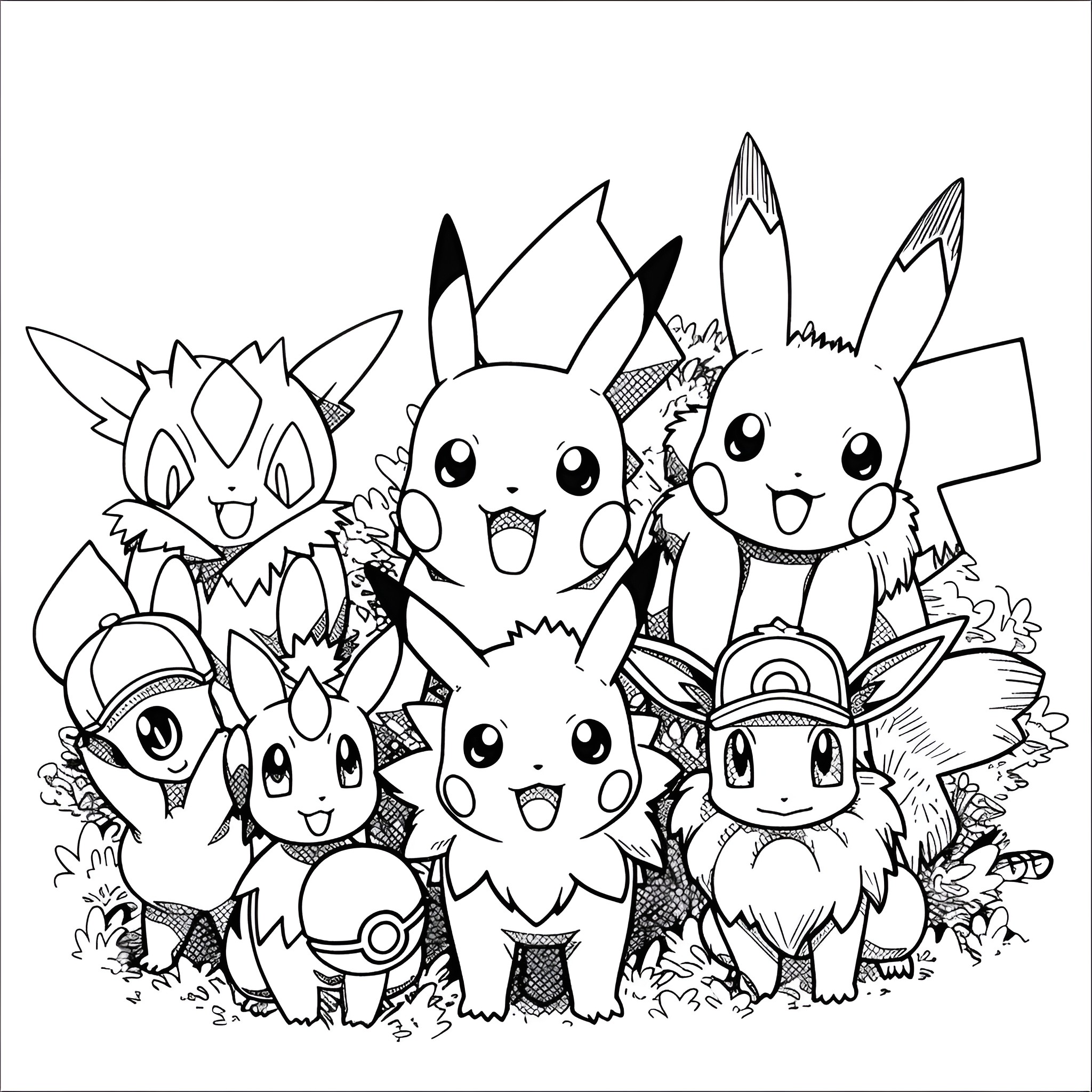 Best Pokemon Coloring Pages (Free Printable PDF)