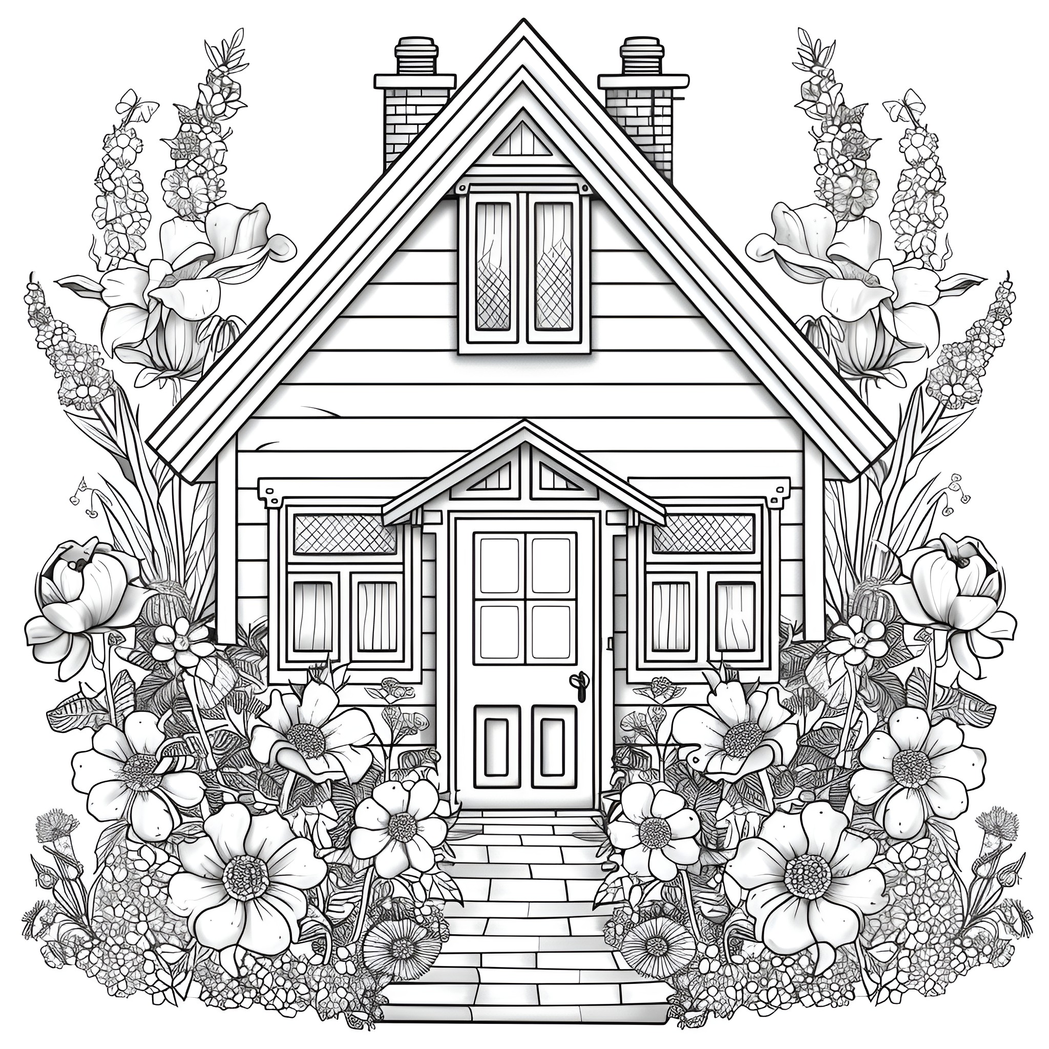 Best Flowers Coloring Pages (Free Printable PDF)