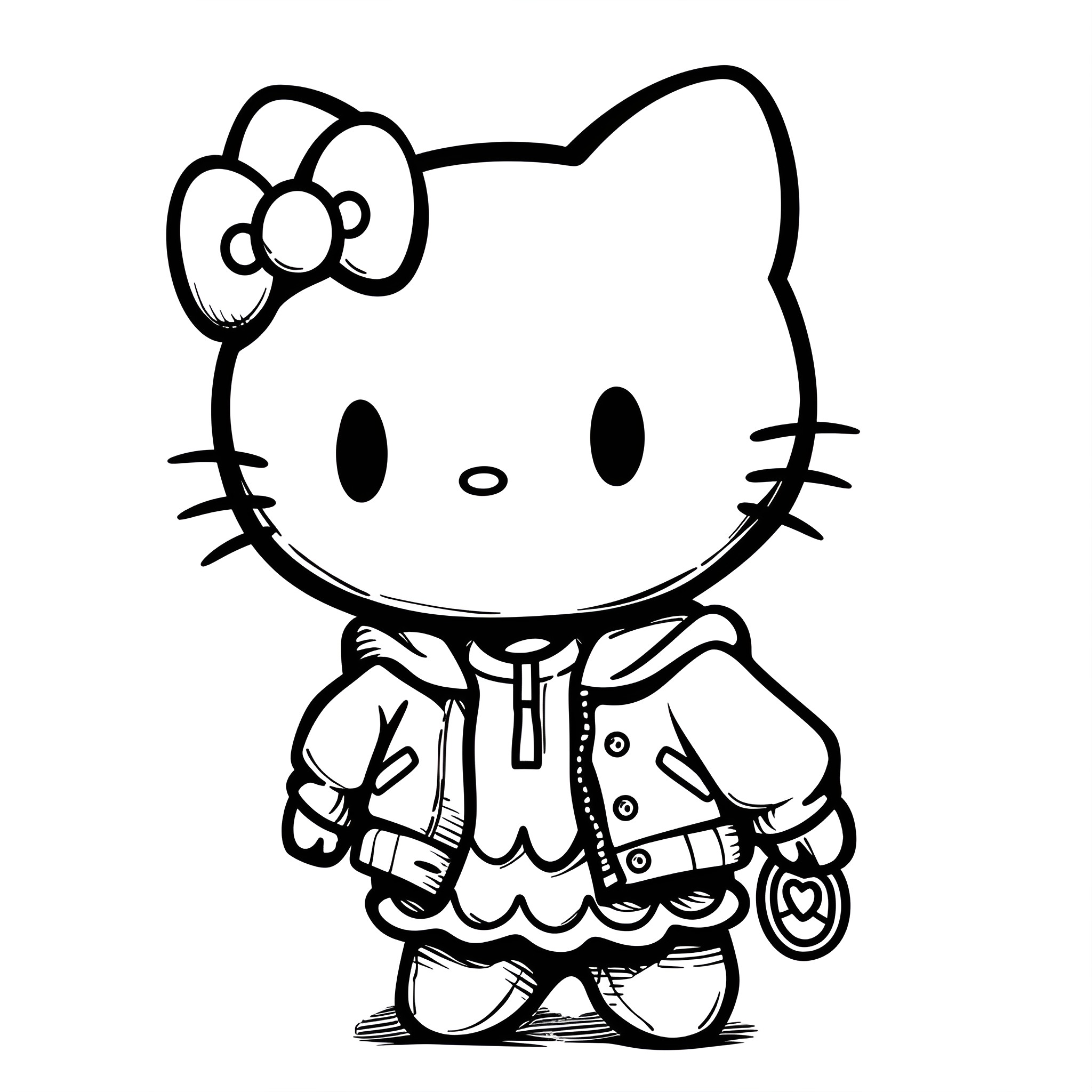85 Best Hello Kitty Coloring Pages (Free Printable PDFs)
