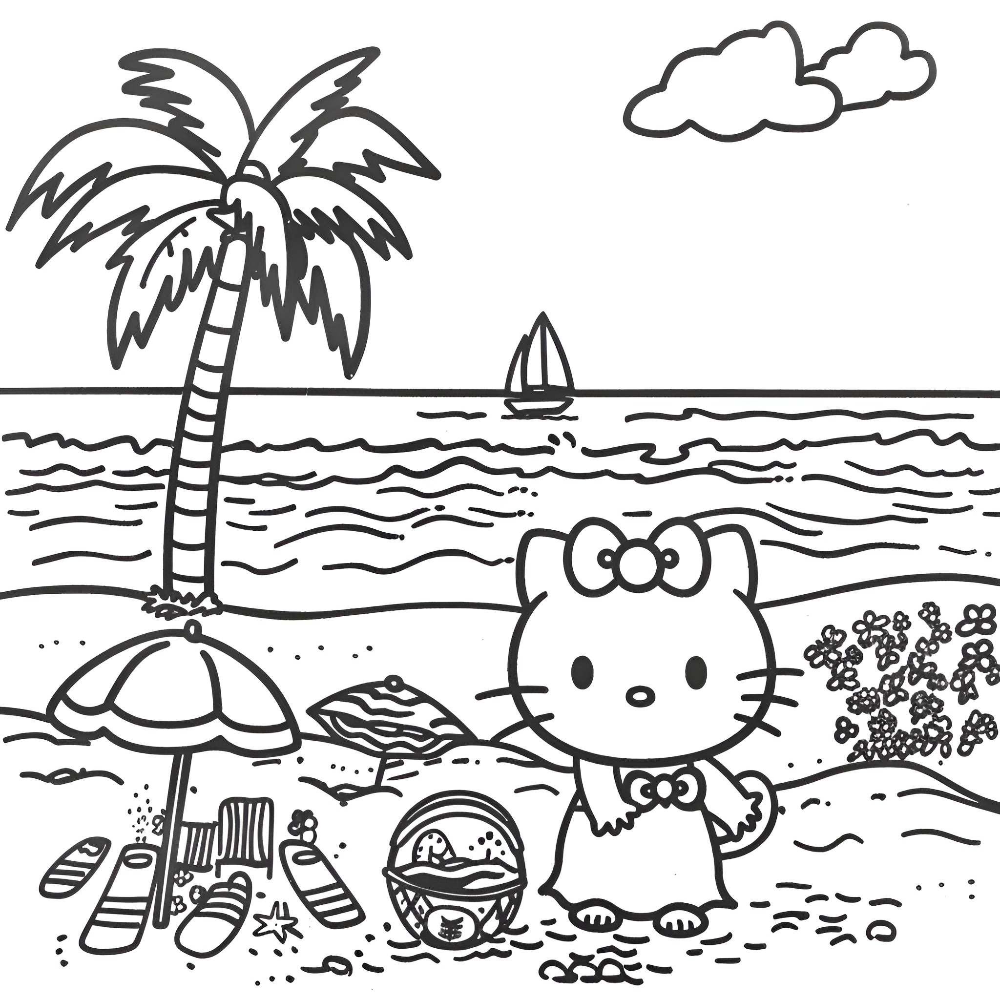 85 Best Hello Kitty Coloring Pages (Free Printable PDFs)