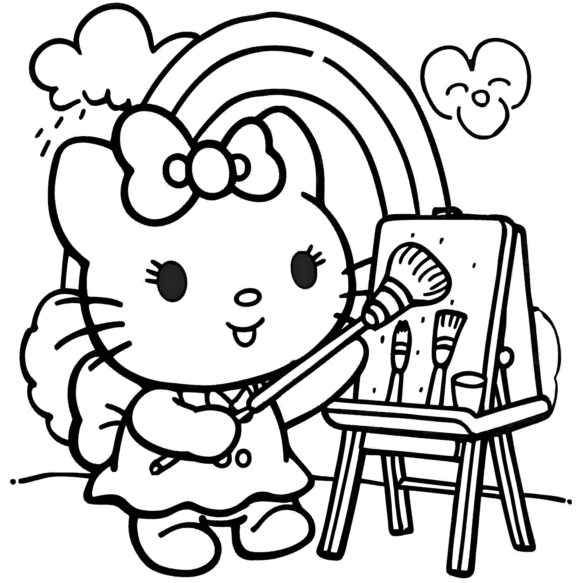 85 Best Hello Kitty Coloring Pages (Free Printable PDFs)