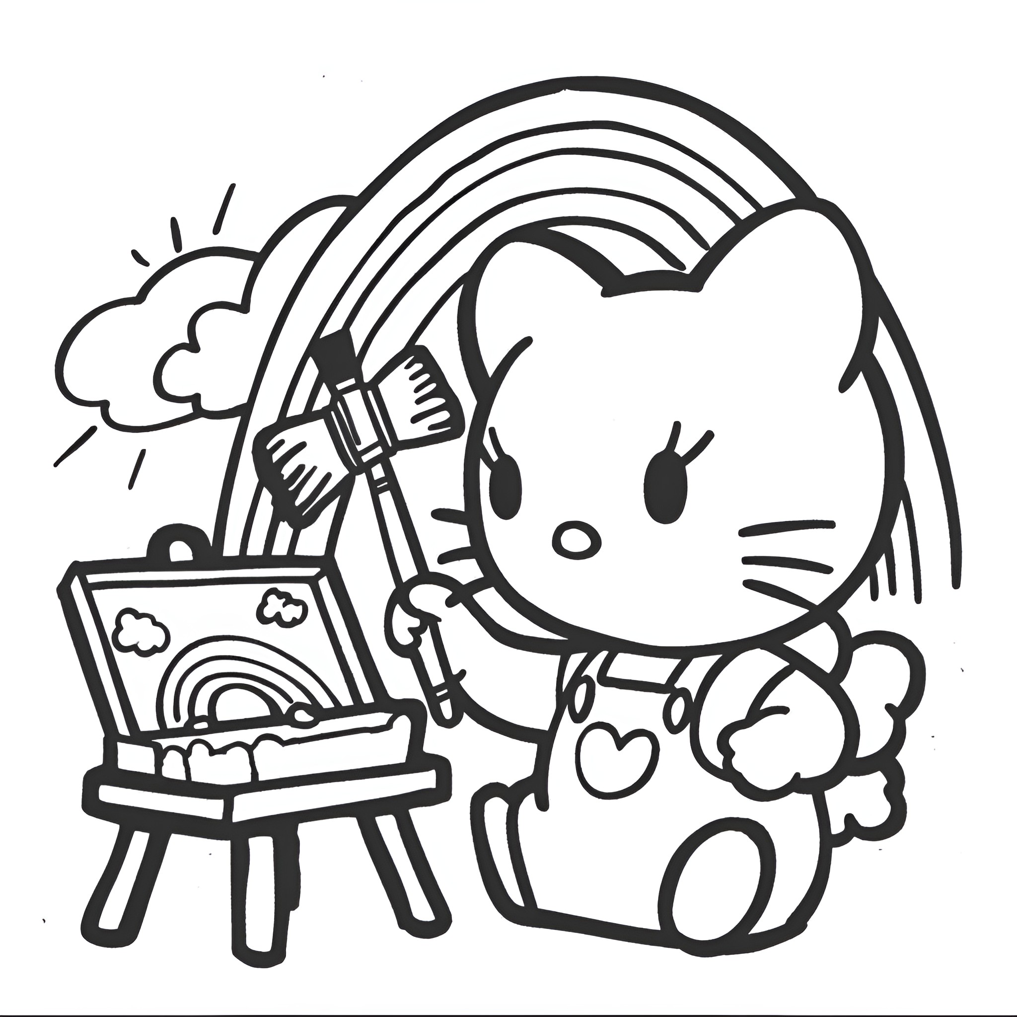85 Best Hello Kitty Coloring Pages (Free Printable PDFs)