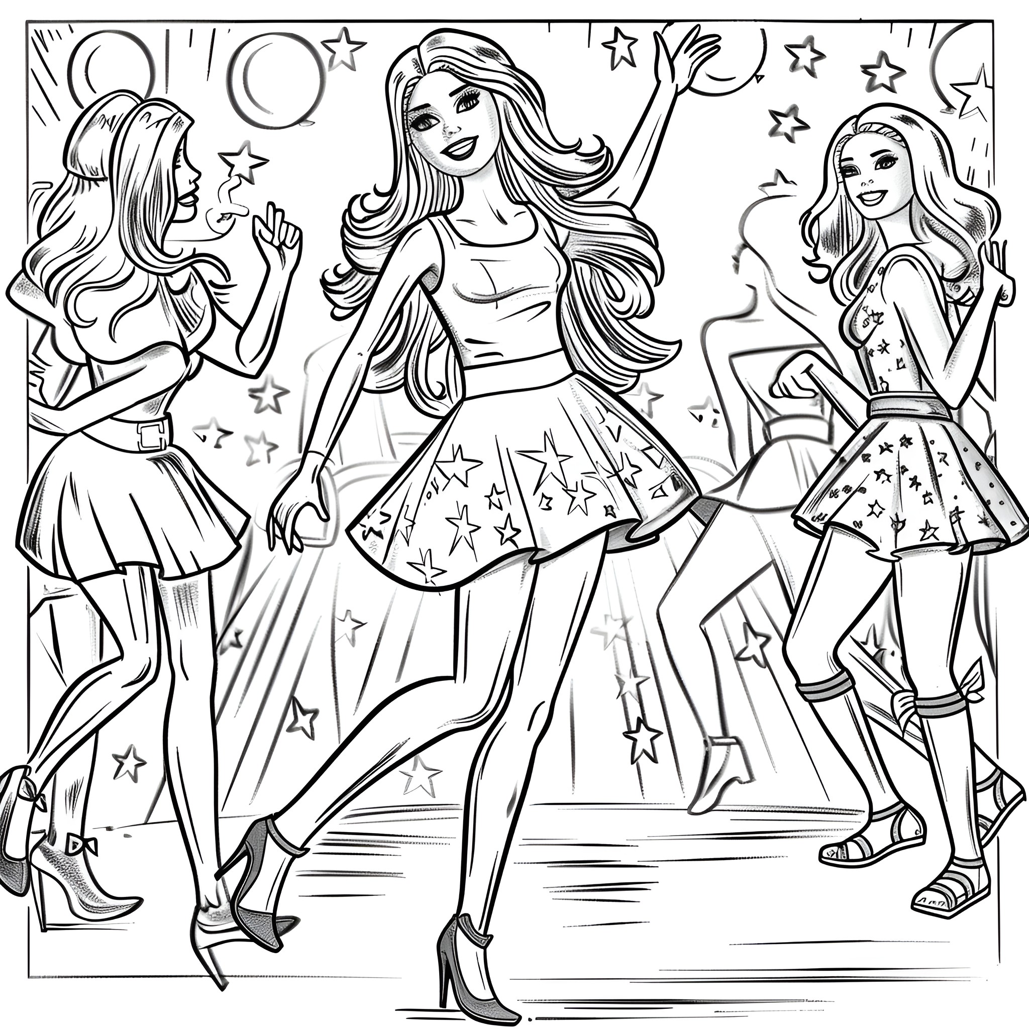 54 Best Barbie Coloring Pages (Free Printable PDFs)