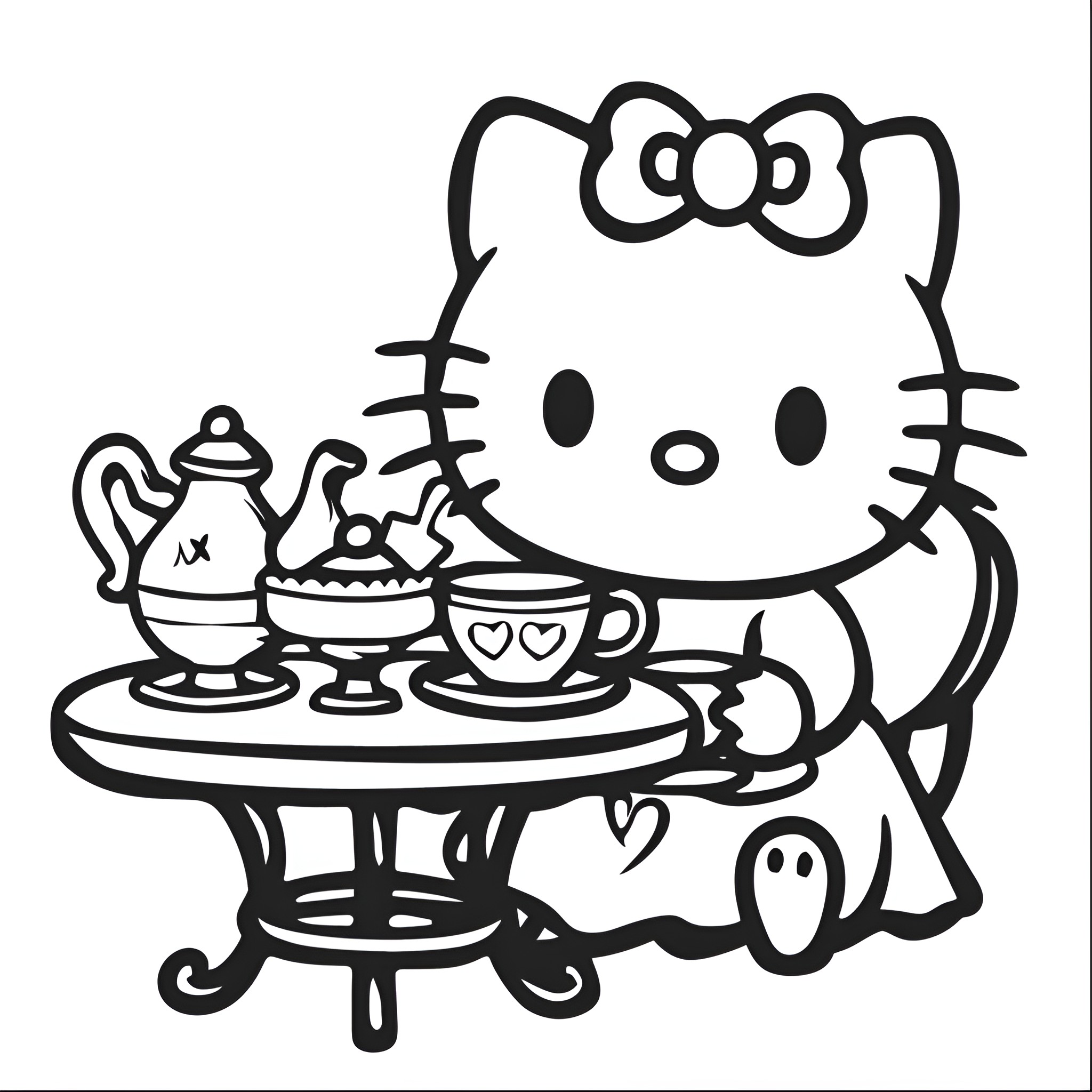 85 Best Hello Kitty Coloring Pages (Free Printable PDFs)