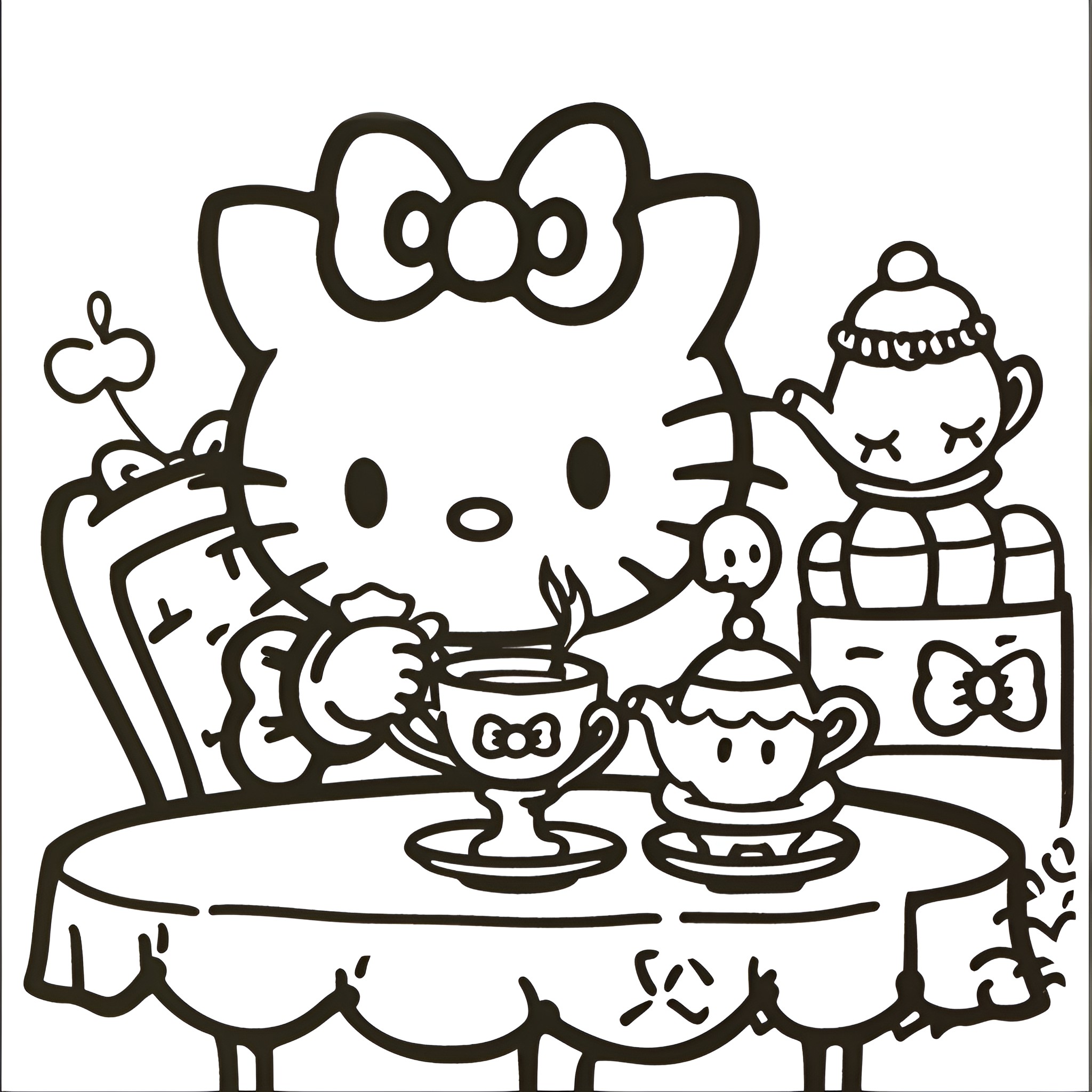 85 Best Hello Kitty Coloring Pages (Free Printable PDFs)