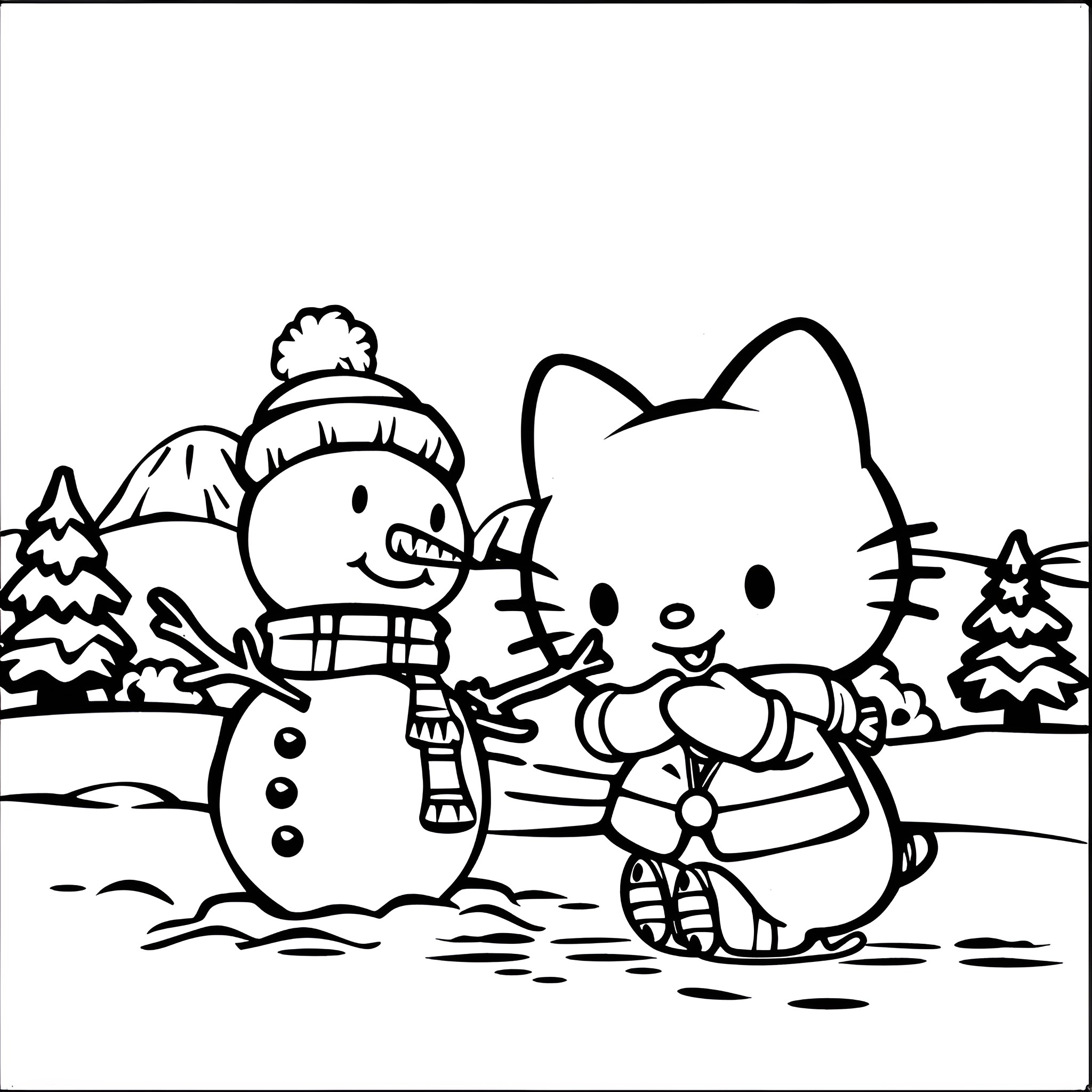 85 Best Hello Kitty Coloring Pages (Free Printable PDFs)