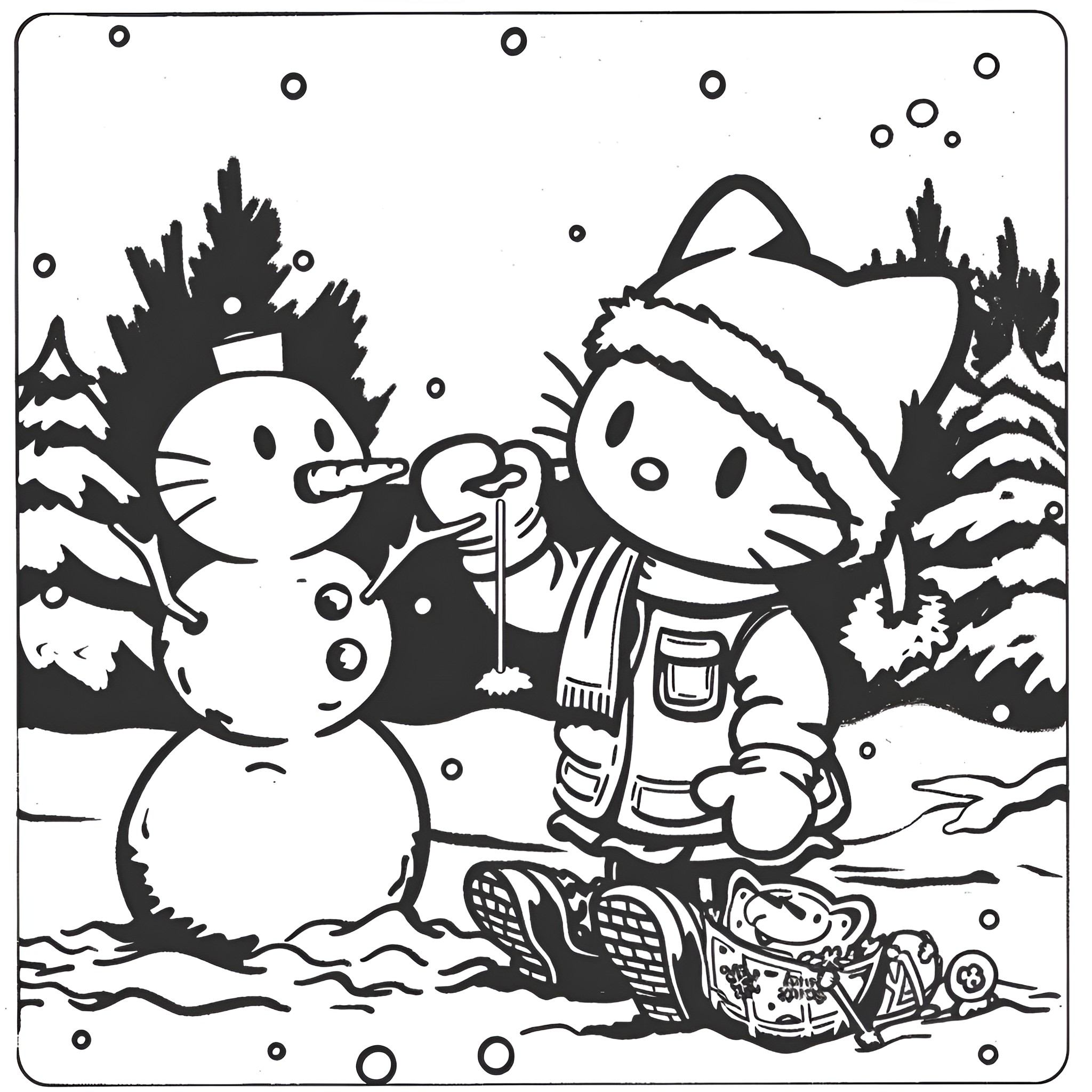 85 Best Hello Kitty Coloring Pages (Free Printable PDFs)
