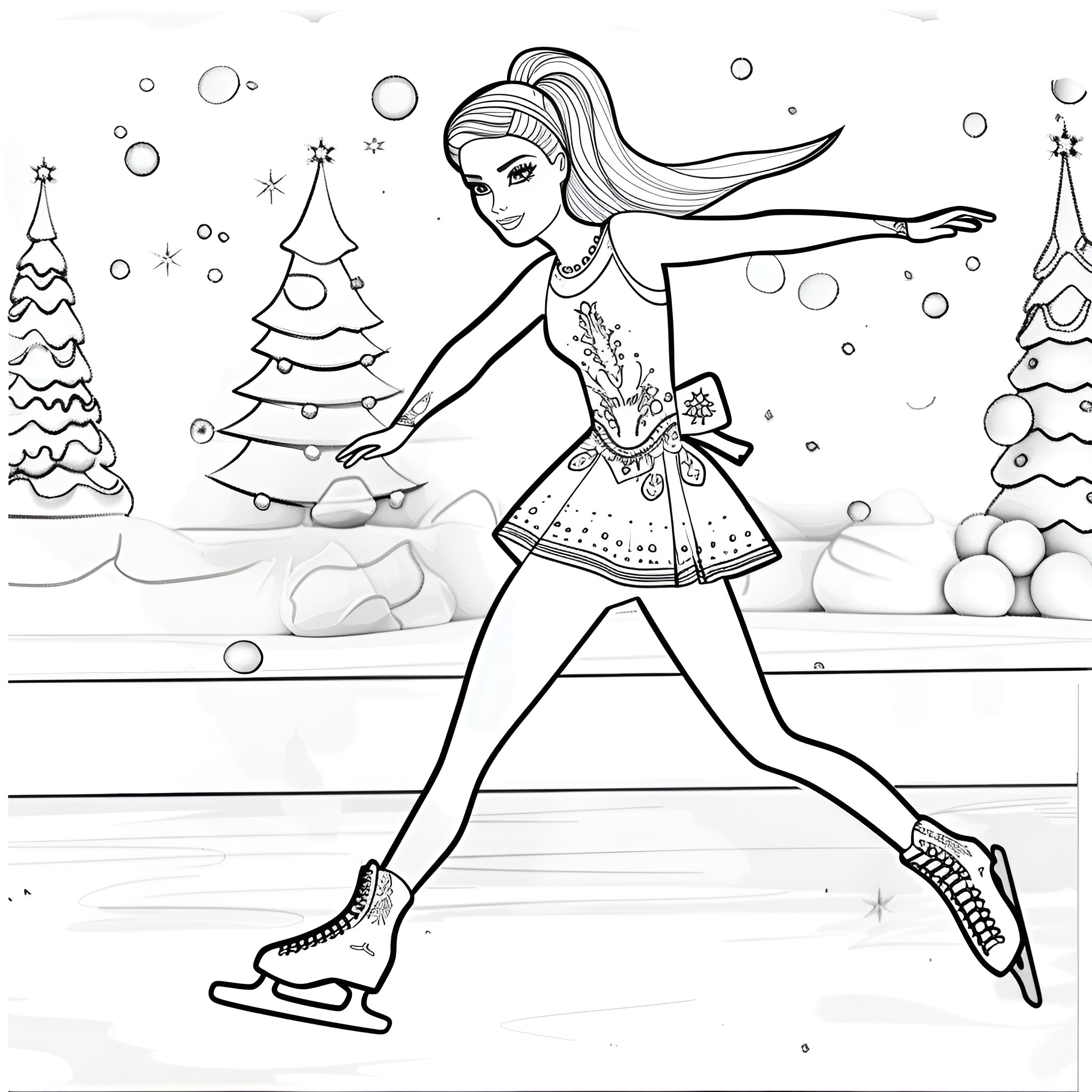 54 Best Barbie Coloring Pages (Free Printable PDFs)