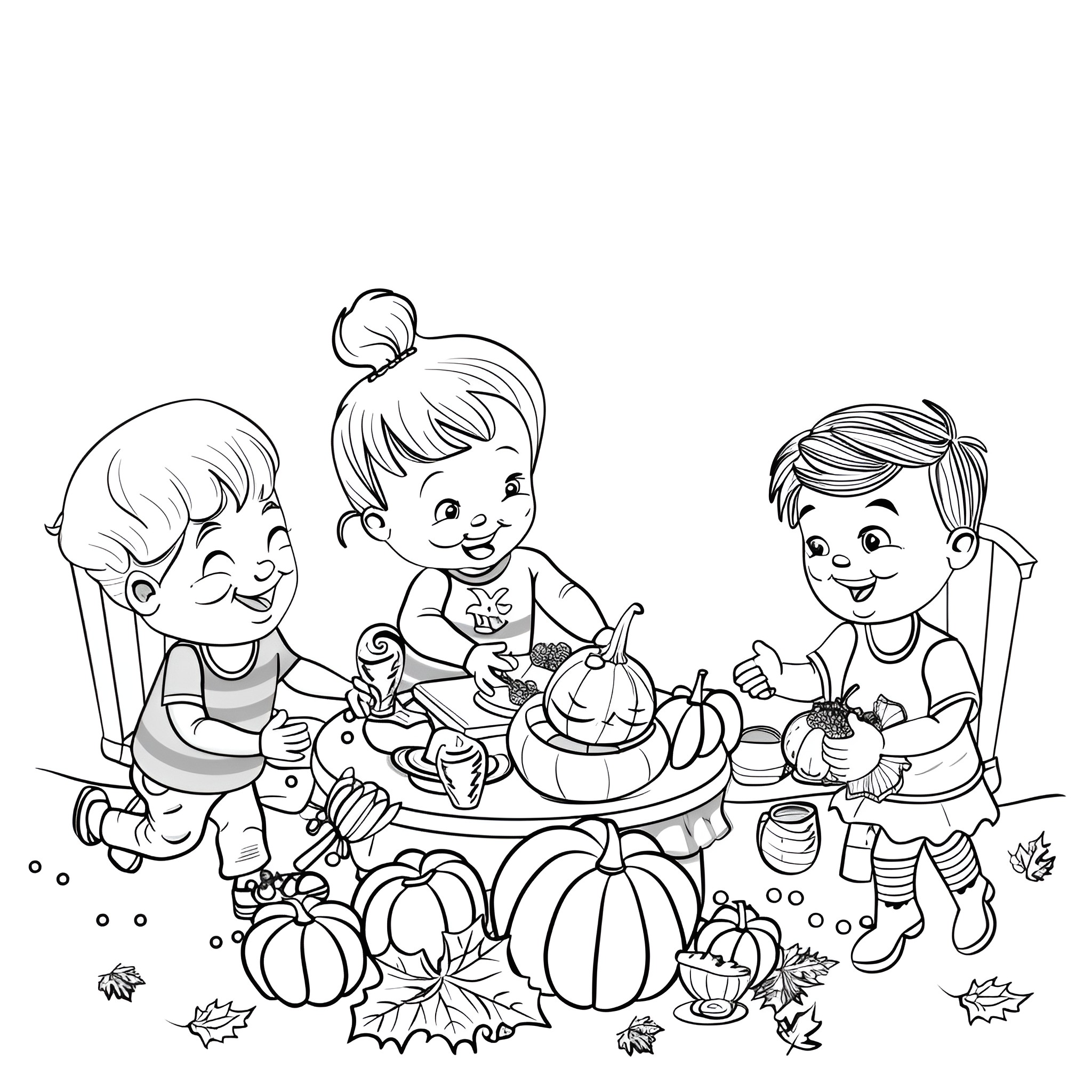 59 Best Thanksgiving Coloring Pages (Free Printable PDFs)