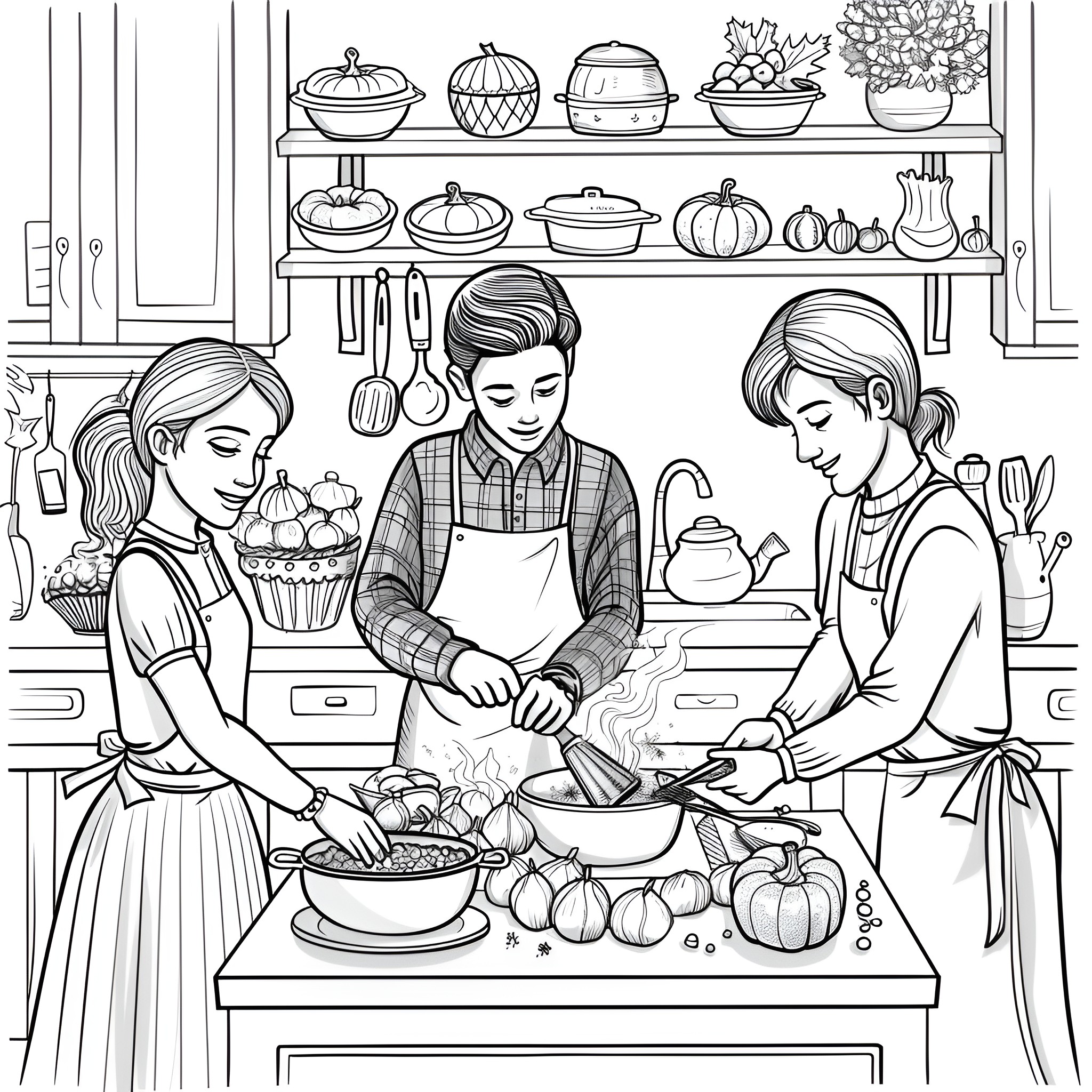 Best Thanksgiving Coloring Pages (Free Printable PDF)