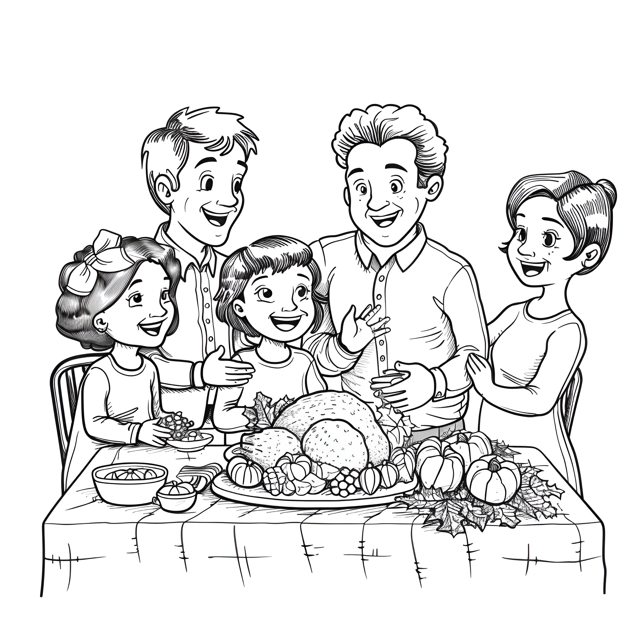 59 Best Thanksgiving Coloring Pages (Free Printable PDFs)