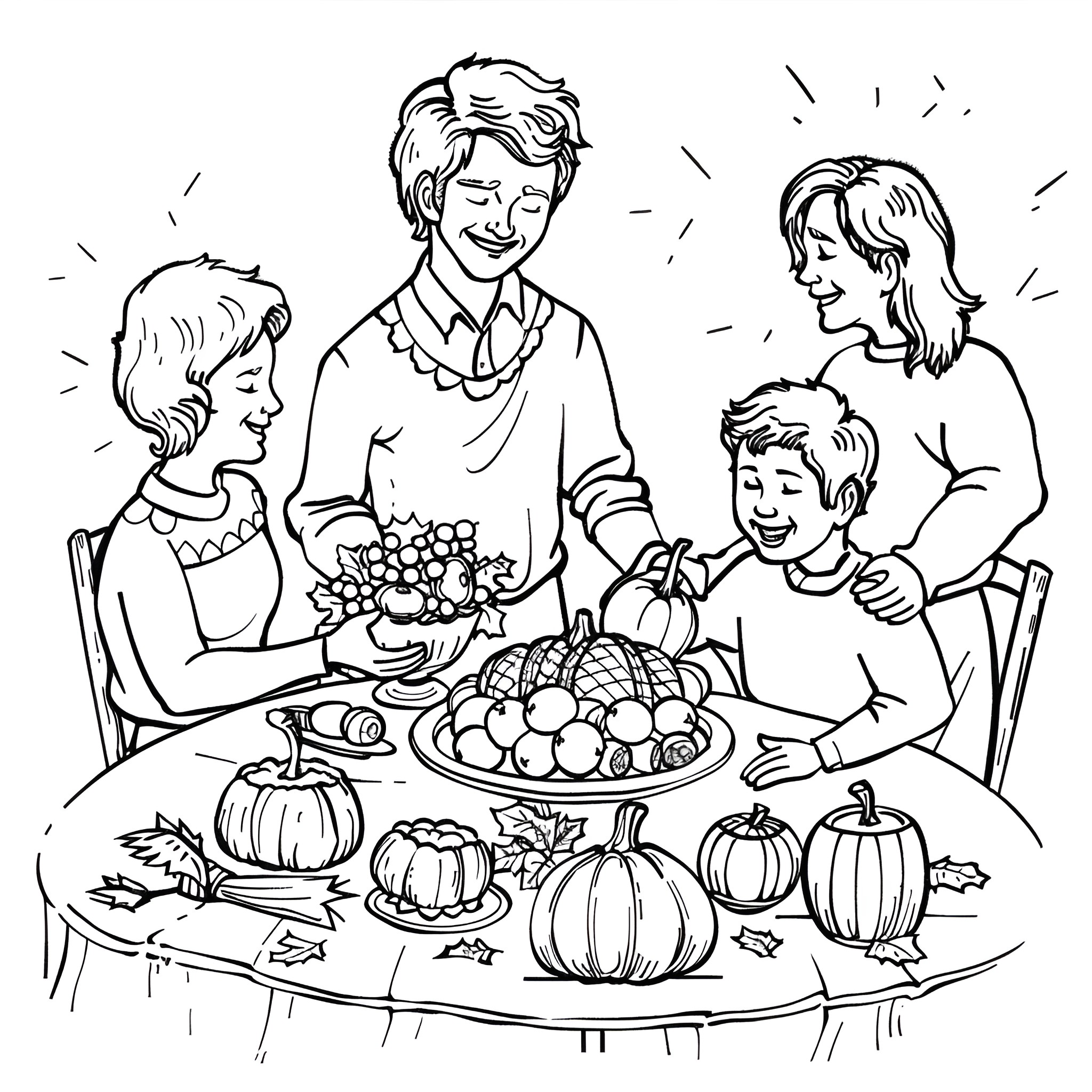 59 Best Thanksgiving Coloring Pages (Free Printable PDFs)