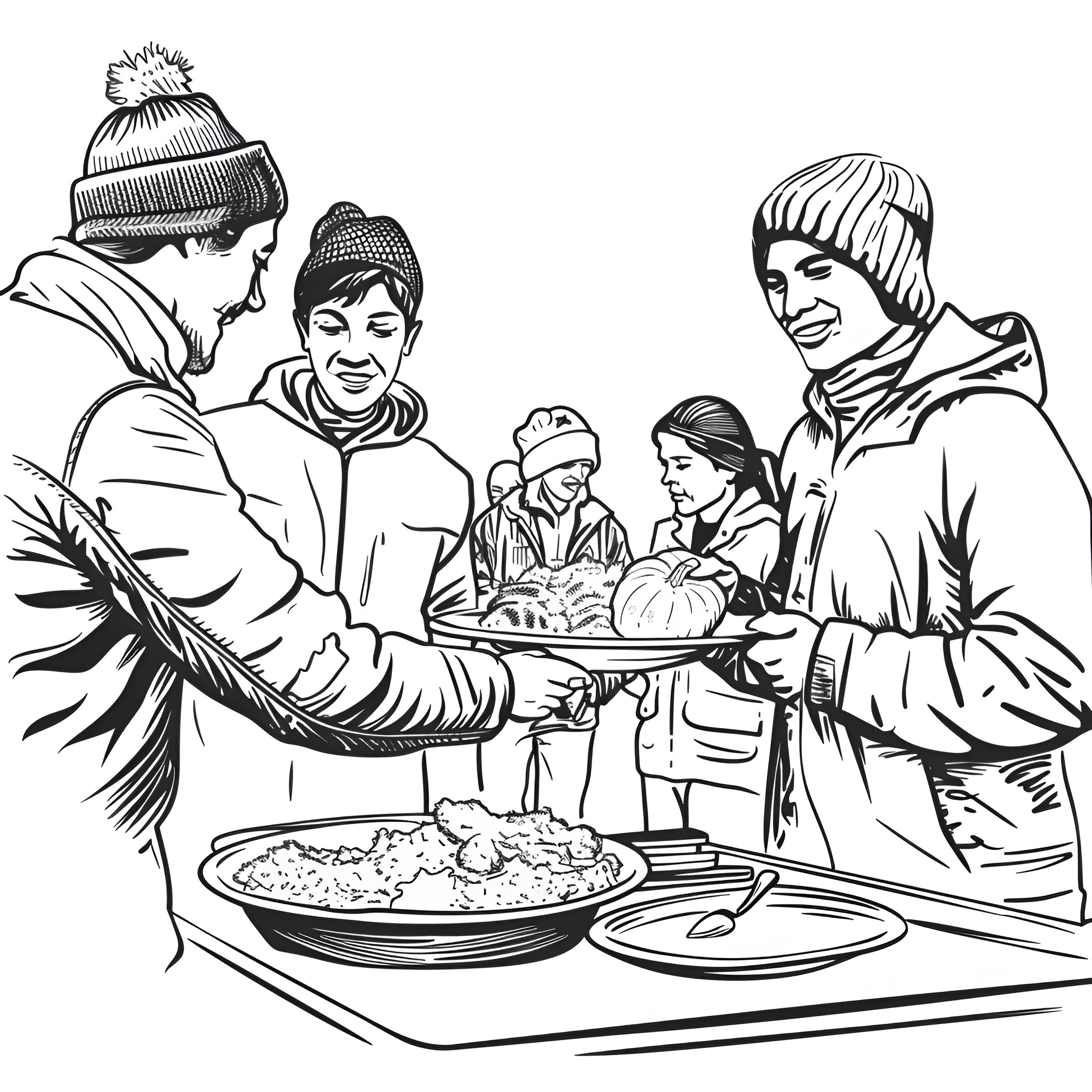 Best Thanksgiving Coloring Pages (Free Printable PDF)