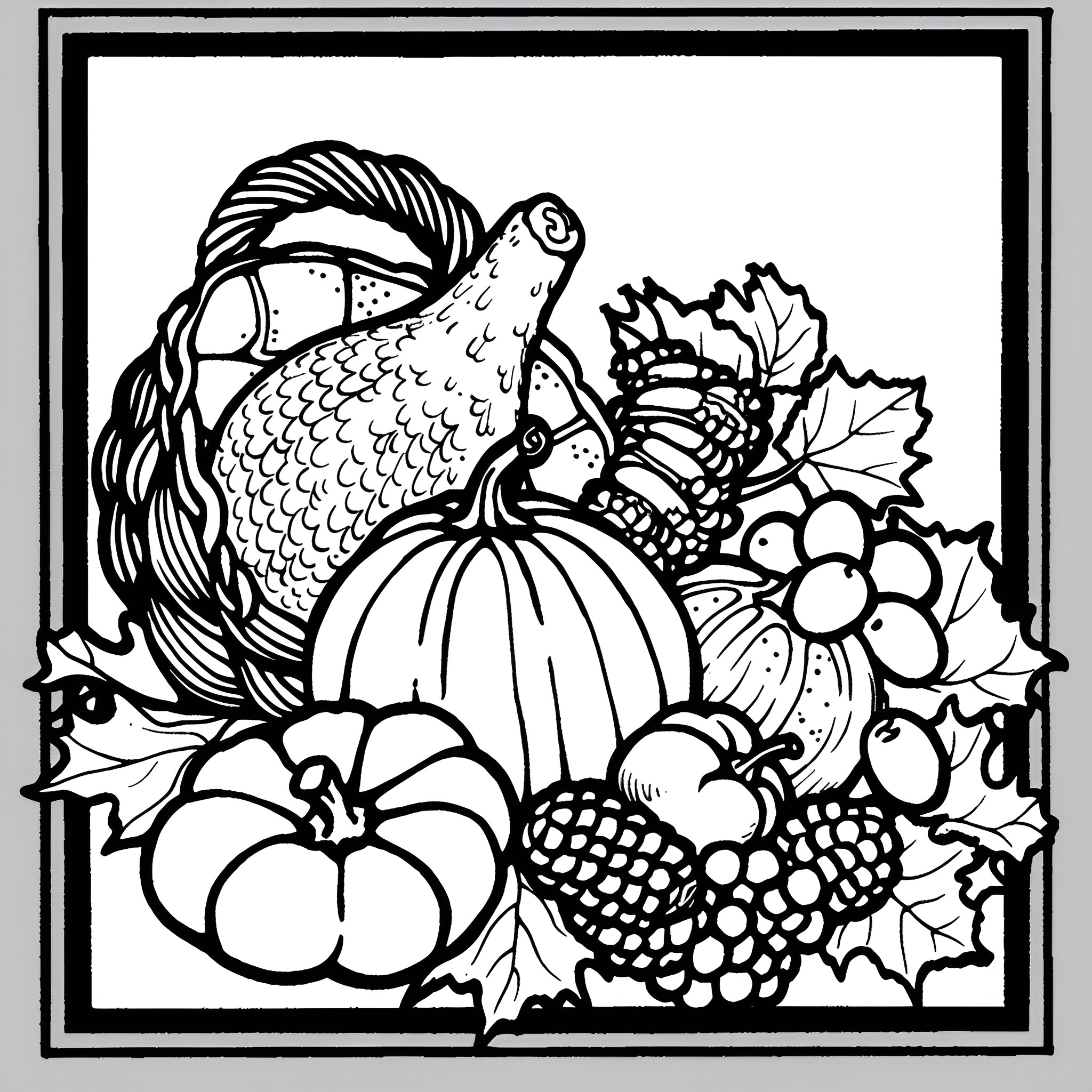 59 Best Thanksgiving Coloring Pages (Free Printable PDFs)