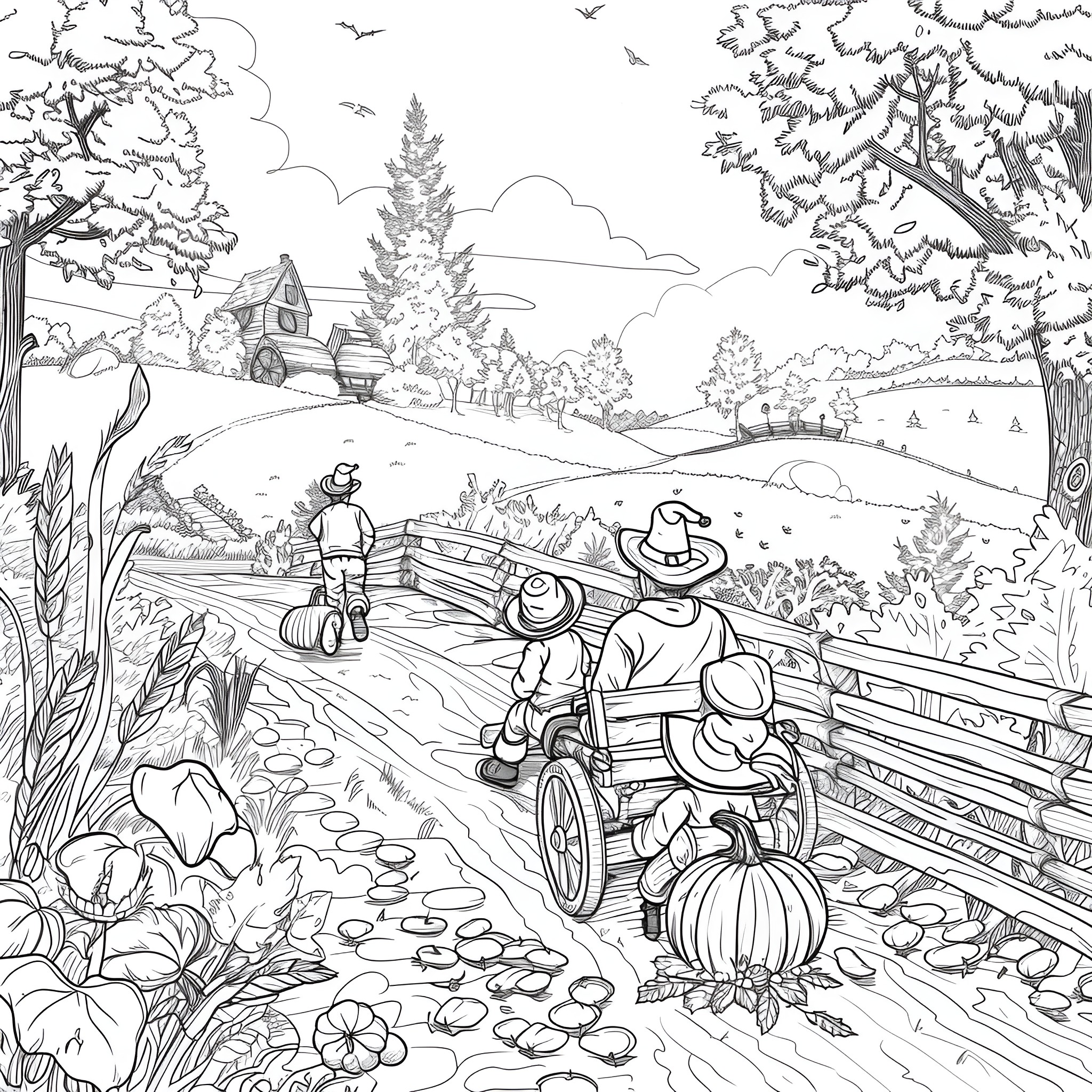 59 Best Thanksgiving Coloring Pages (Free Printable PDFs)