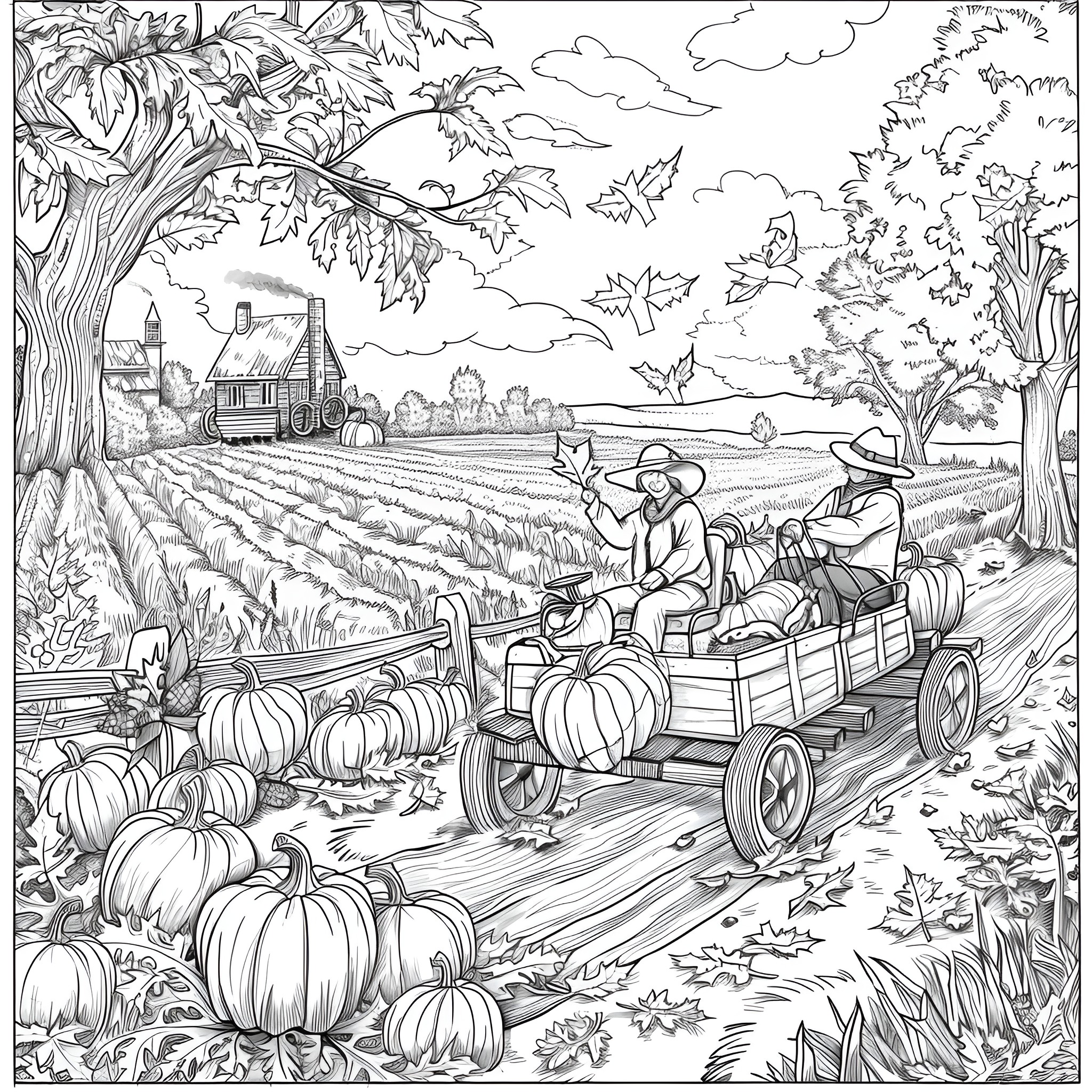 59 Best Thanksgiving Coloring Pages (Free Printable PDFs)