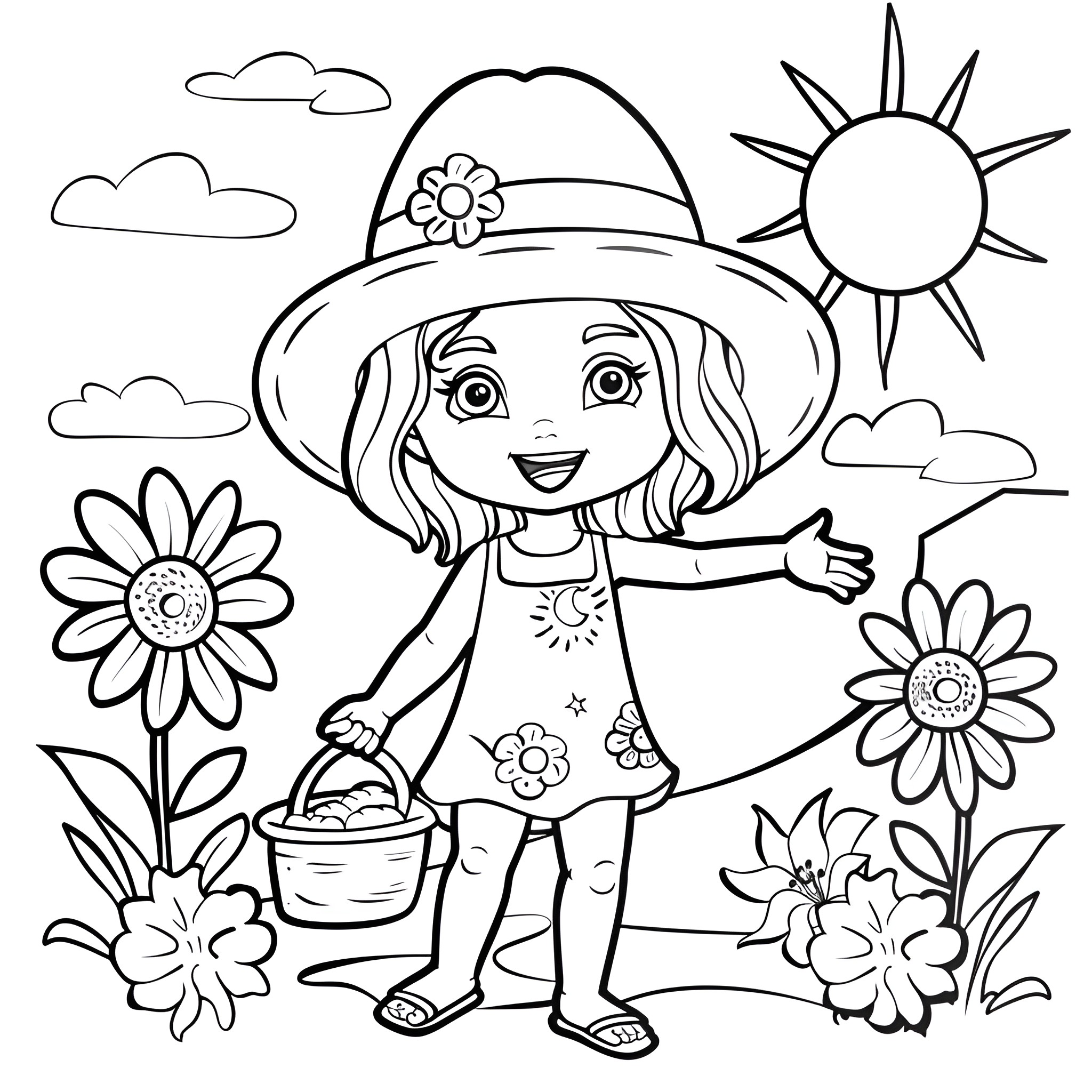 Best Summer Coloring Pages (Free Printable PDF)